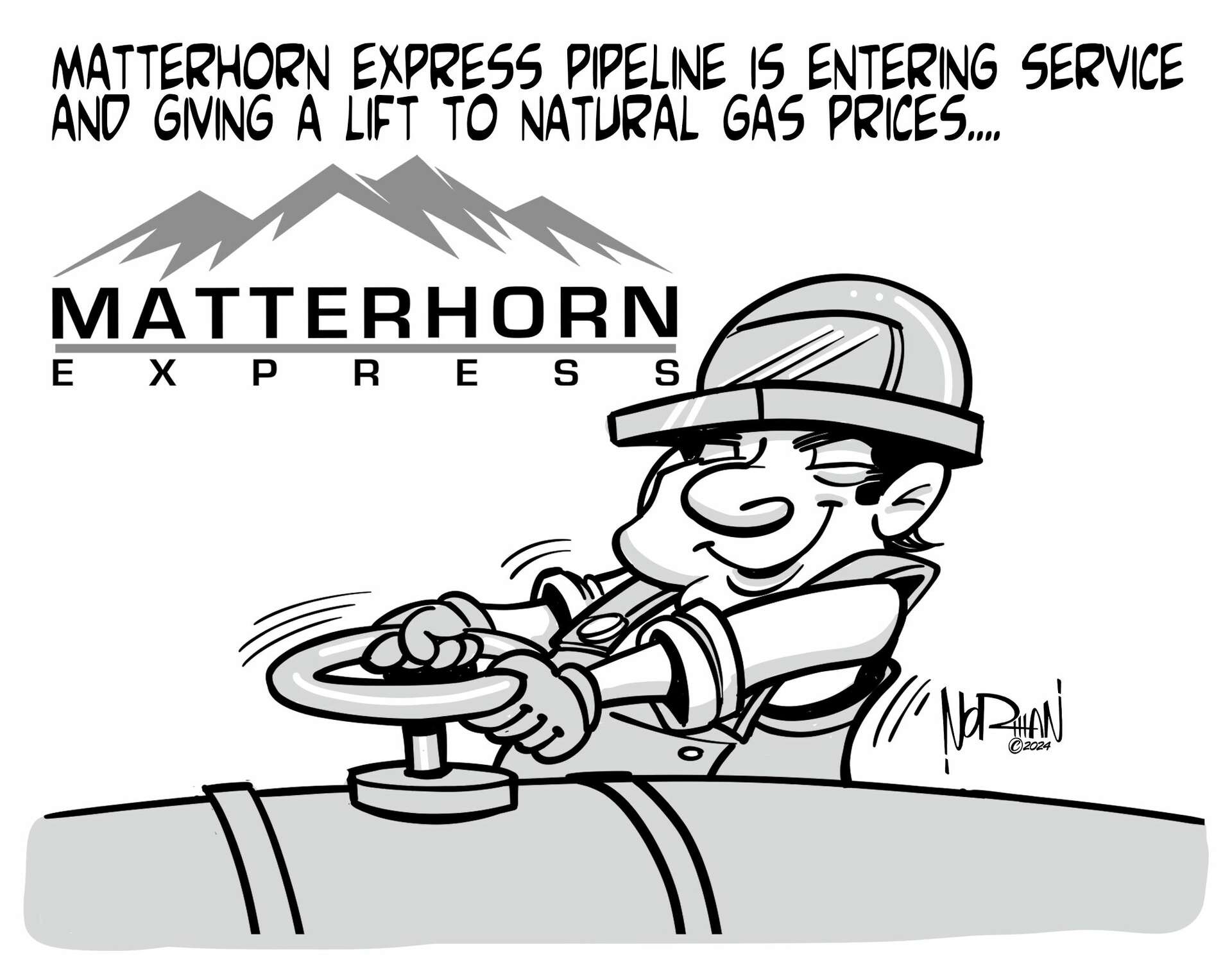 Matterhorn Express pipeline starts, raises Waha gas prices