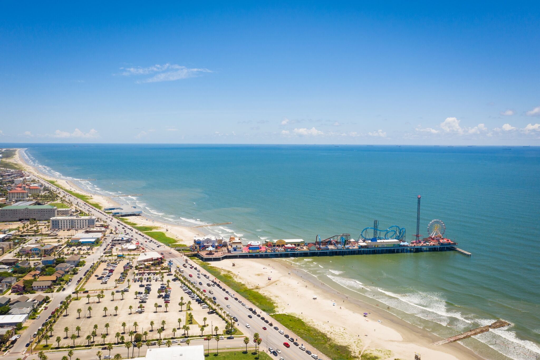 Gulf currents brought shockingly clear water to Galveston this week