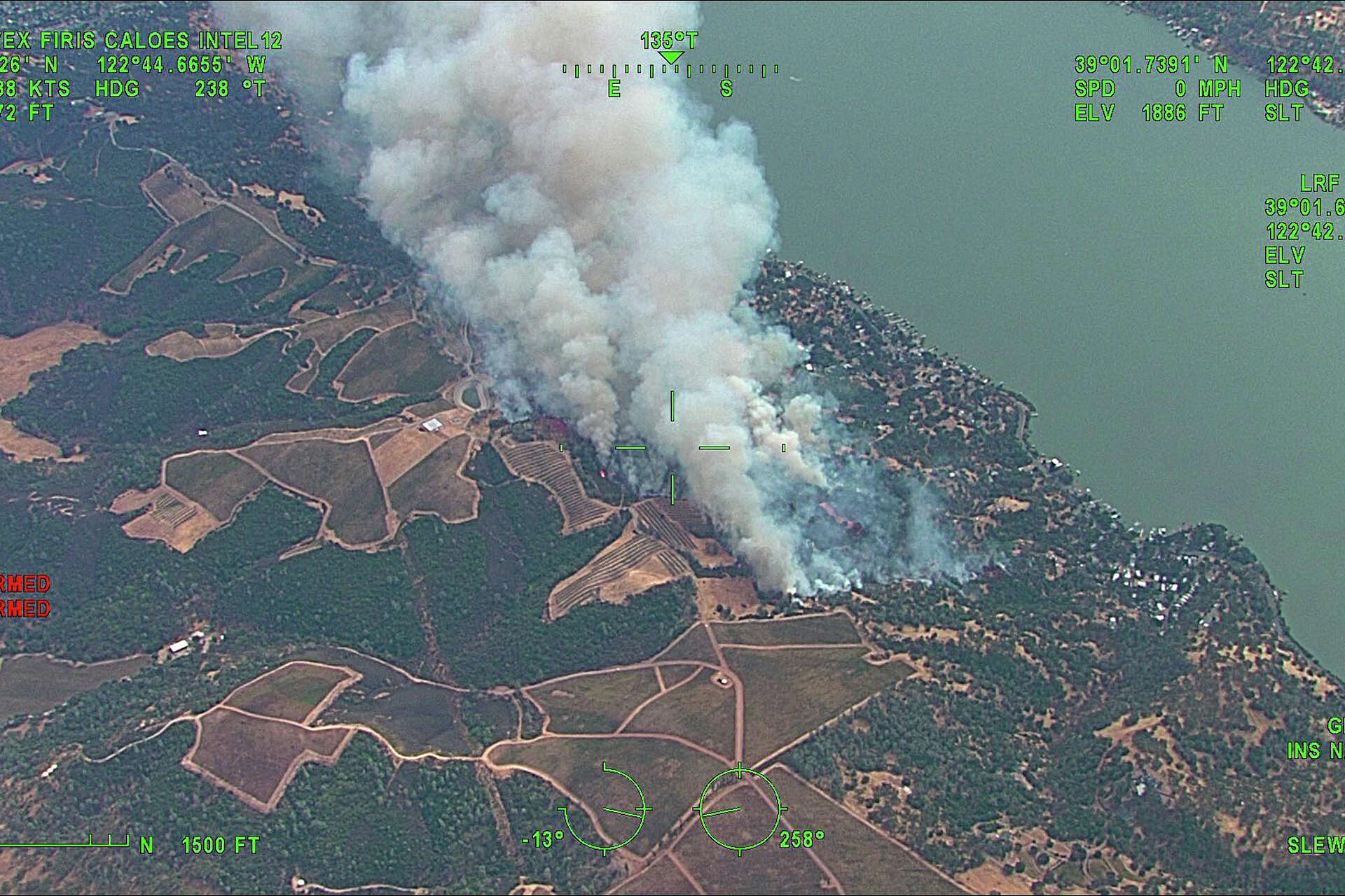 Lake County wildfire threatens 2,553 structures