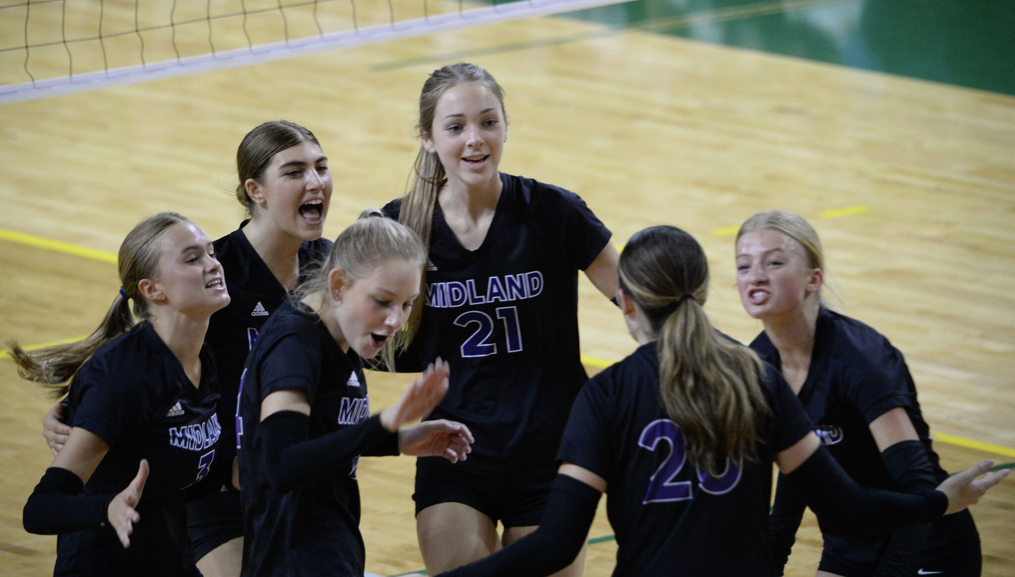 HS VOLLEYBALL: Midland High ends woes against rival Midland Legacy