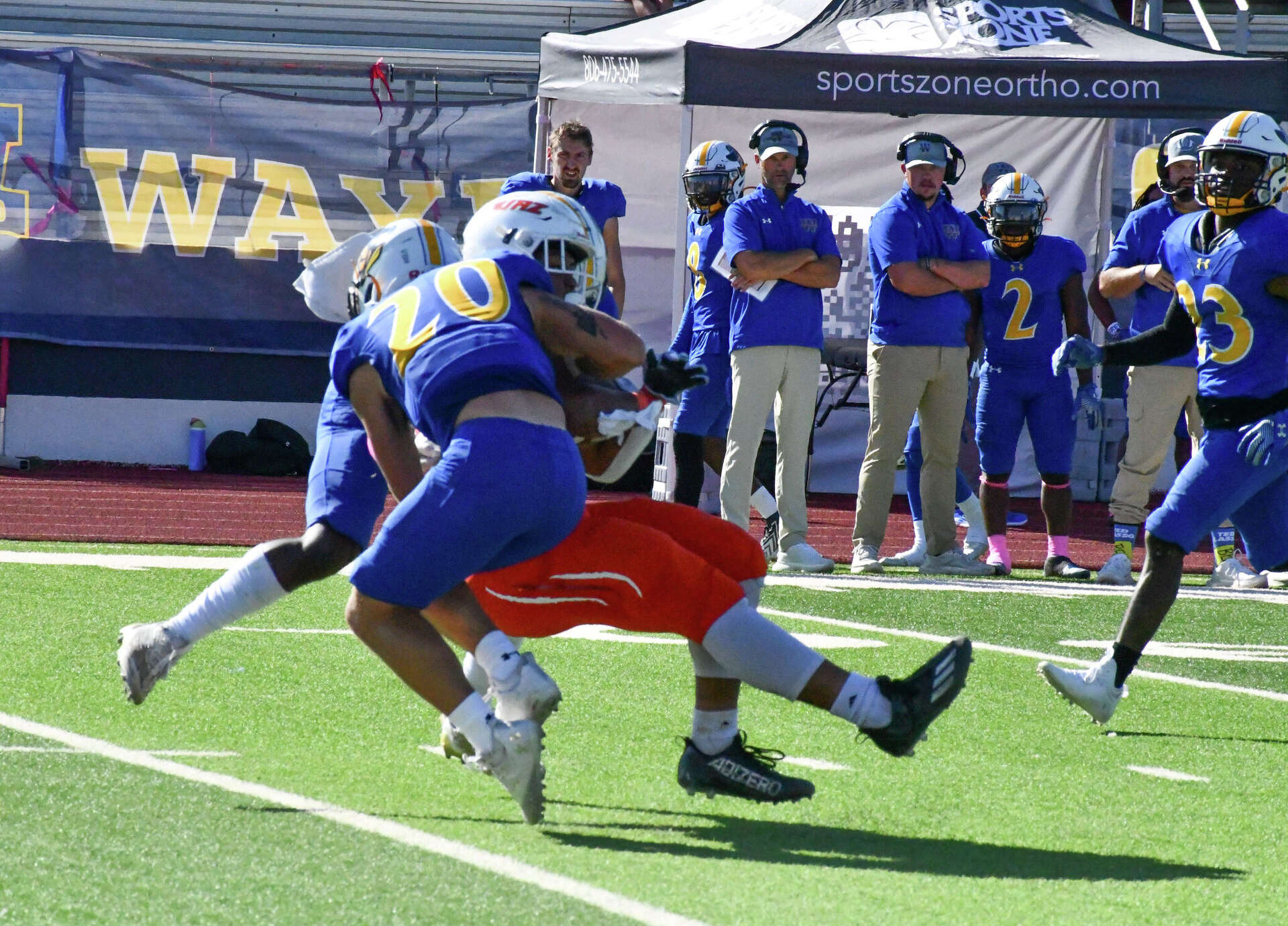 Wayland football defeated by OUAZ in Barron's record-breaking game