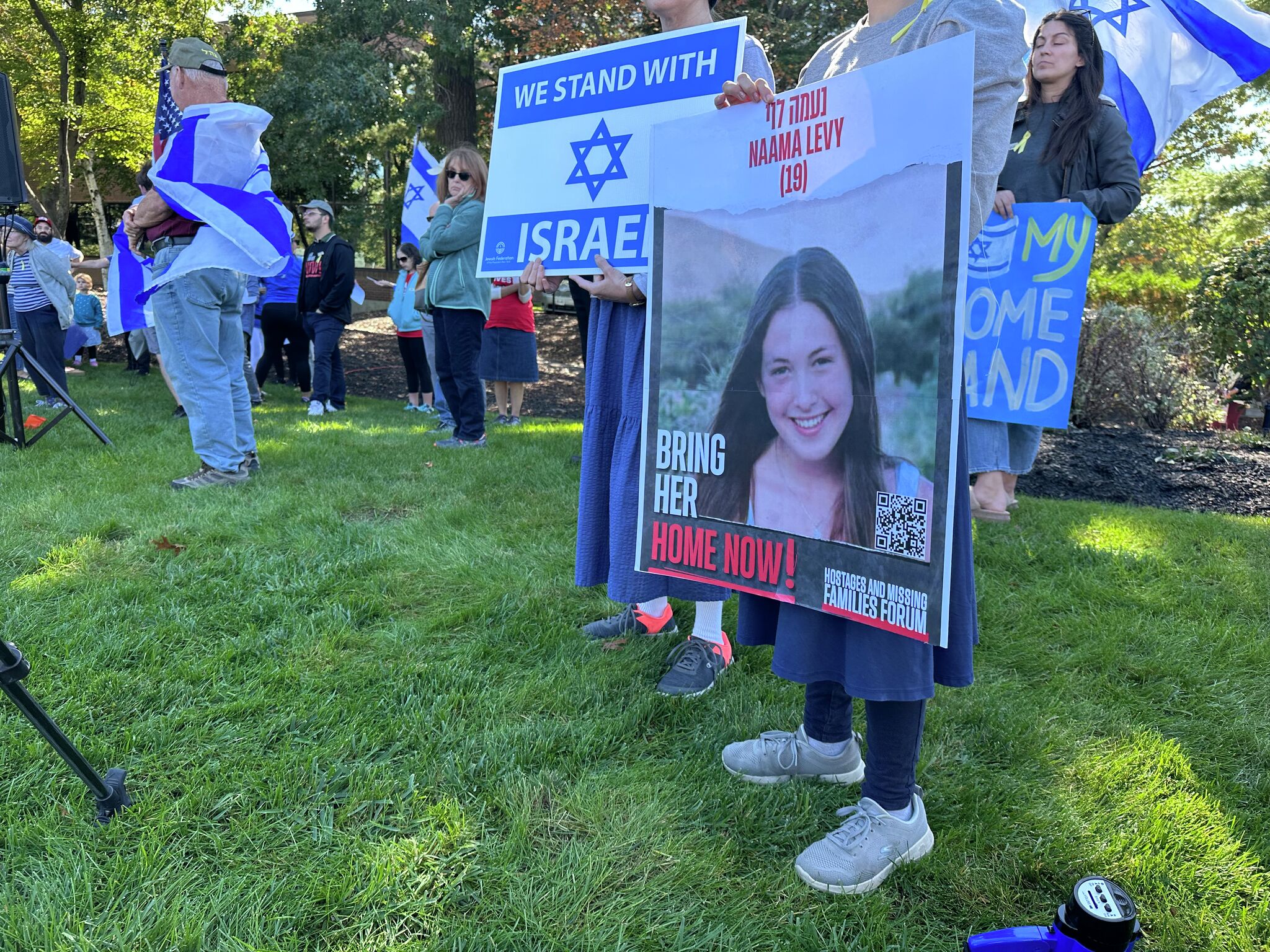 Albany County rallies mark one year since Oct. 7 attacks