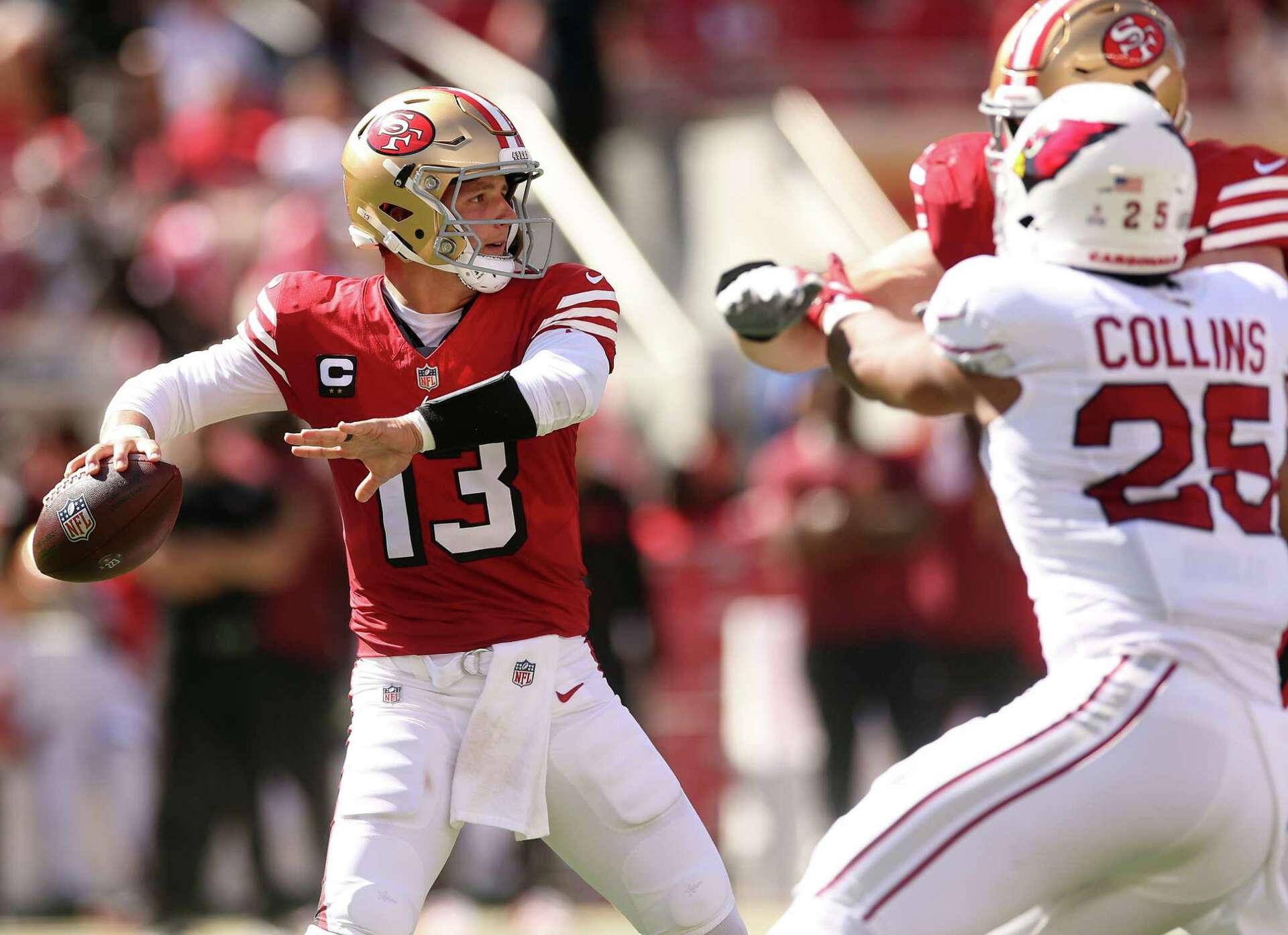 49ers wilt in the heat, blow 13-point lead to Cardinals and lose 24-23