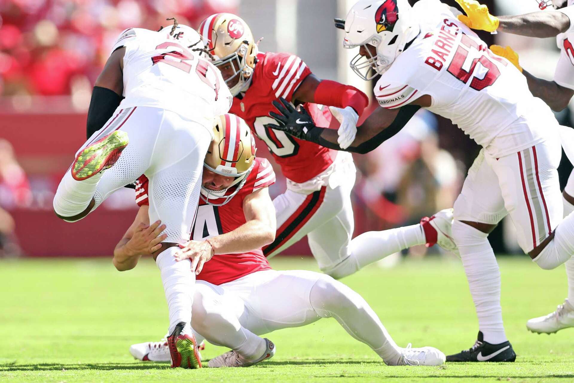 49ers’ Jake Moody expected to miss at least a few weeks with injury