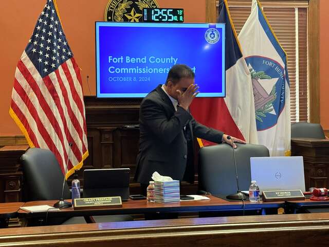 GOP demonstrators call on Fort Bend County Judge KP George to resign