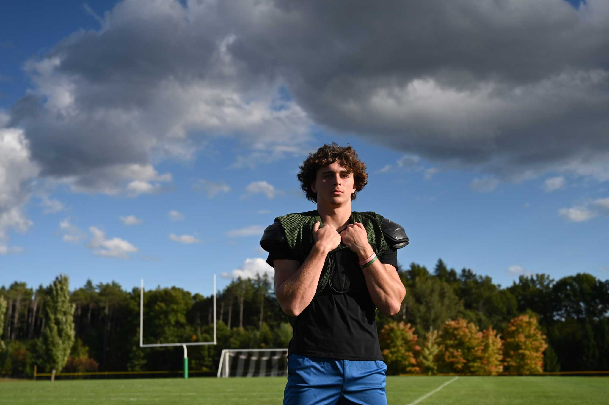 Landen Callahan is doing it all for the Schalmont football team