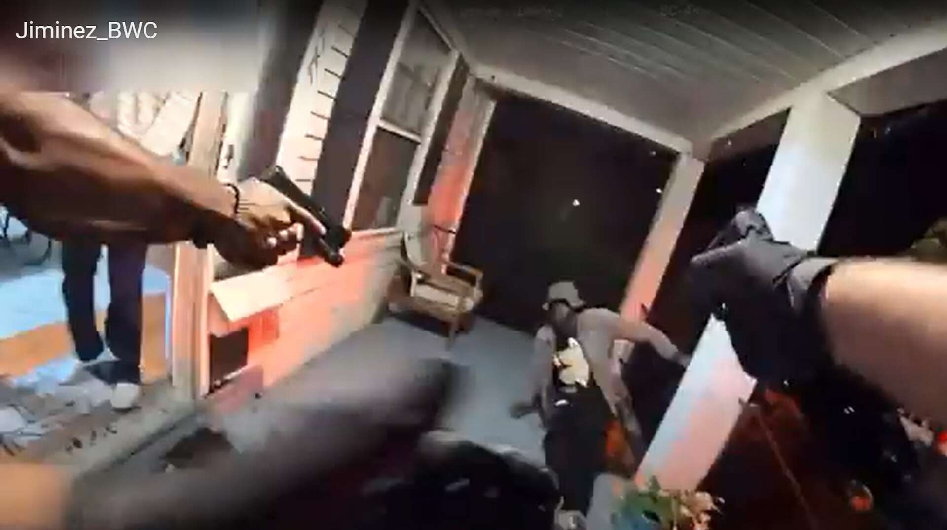 Video: Locked door impeded Bridgeport police before stabbing, shooting