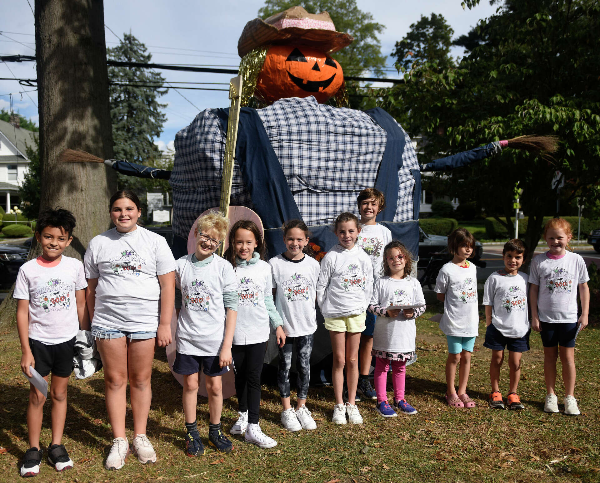 What Old Greenwich School's 'Pumpkin Lady' looks like for Halloween