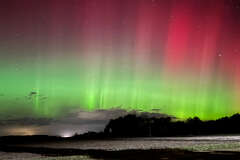 NOAA: Northern lights view line map for Thursday, Oct. 10