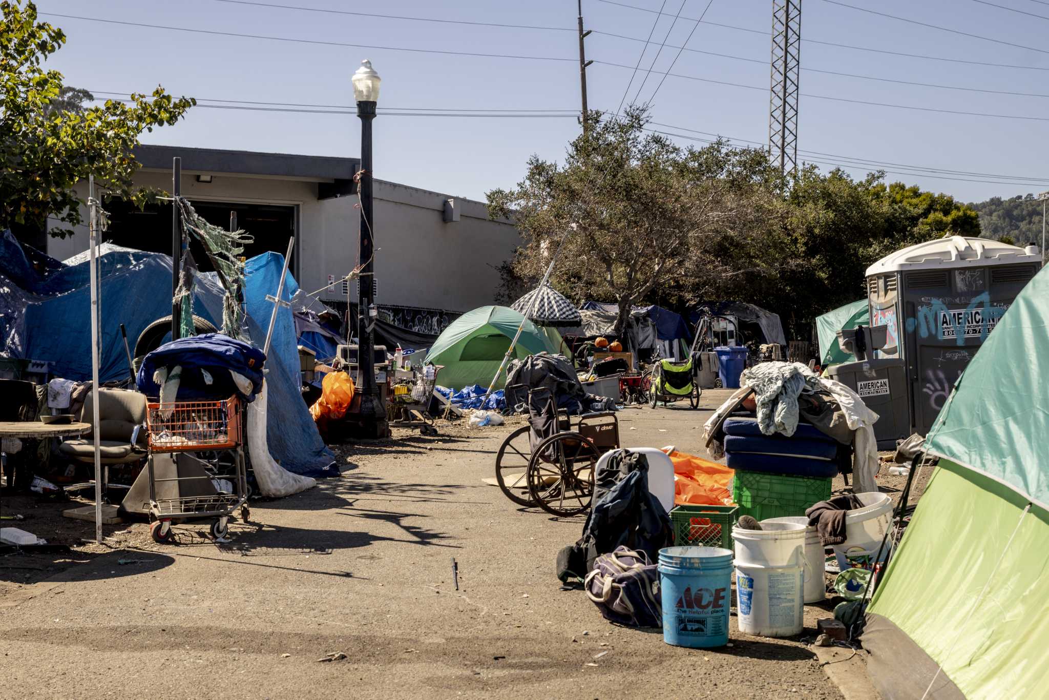 Encampments provide stability for homeless occupants