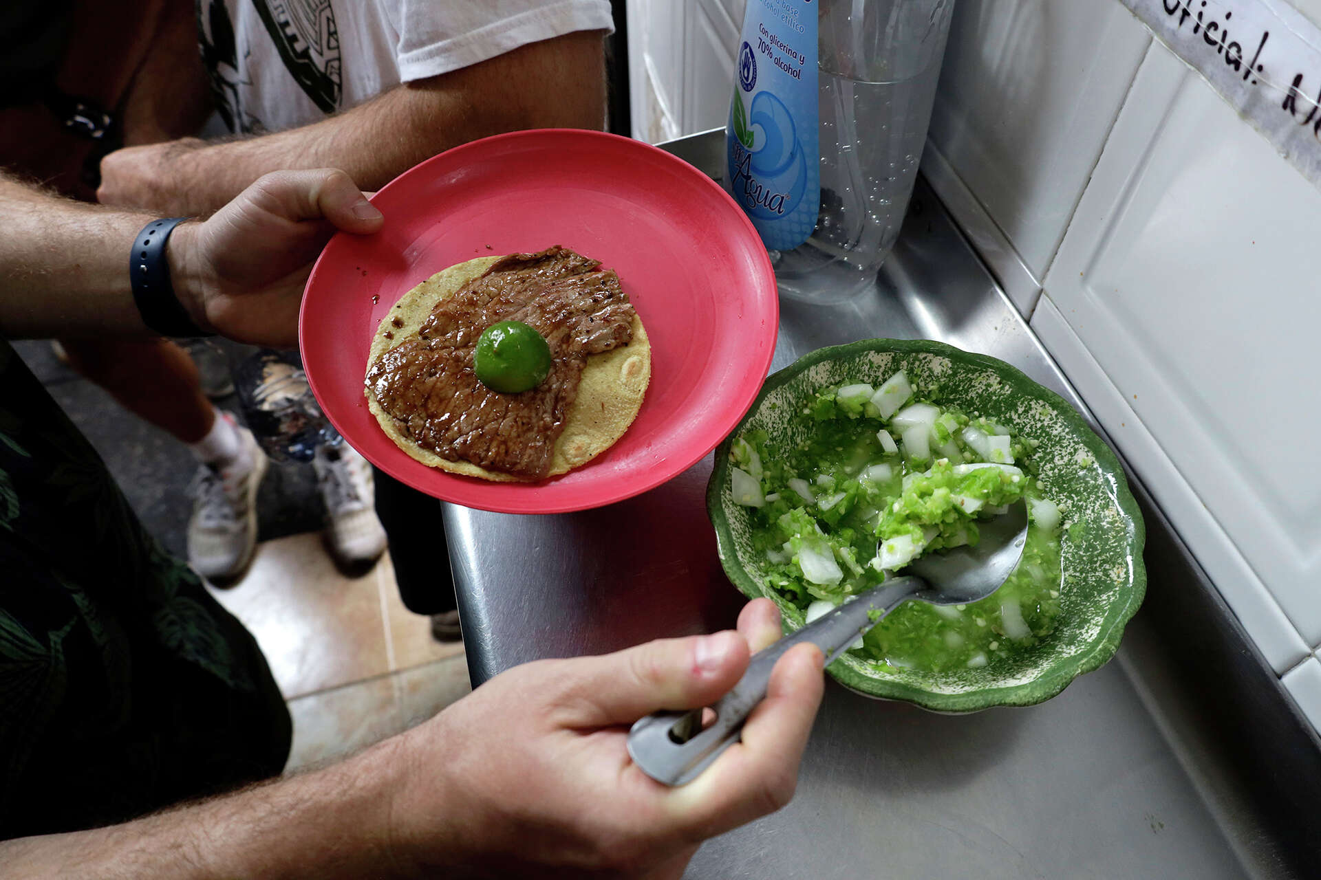 I flew 3 hours from Calif. to try the world's only Michelin taco stand