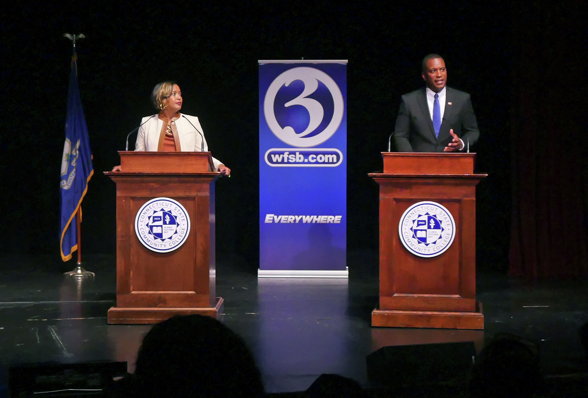 Jahana Hayes defends 5th District record, Logan says he can do better