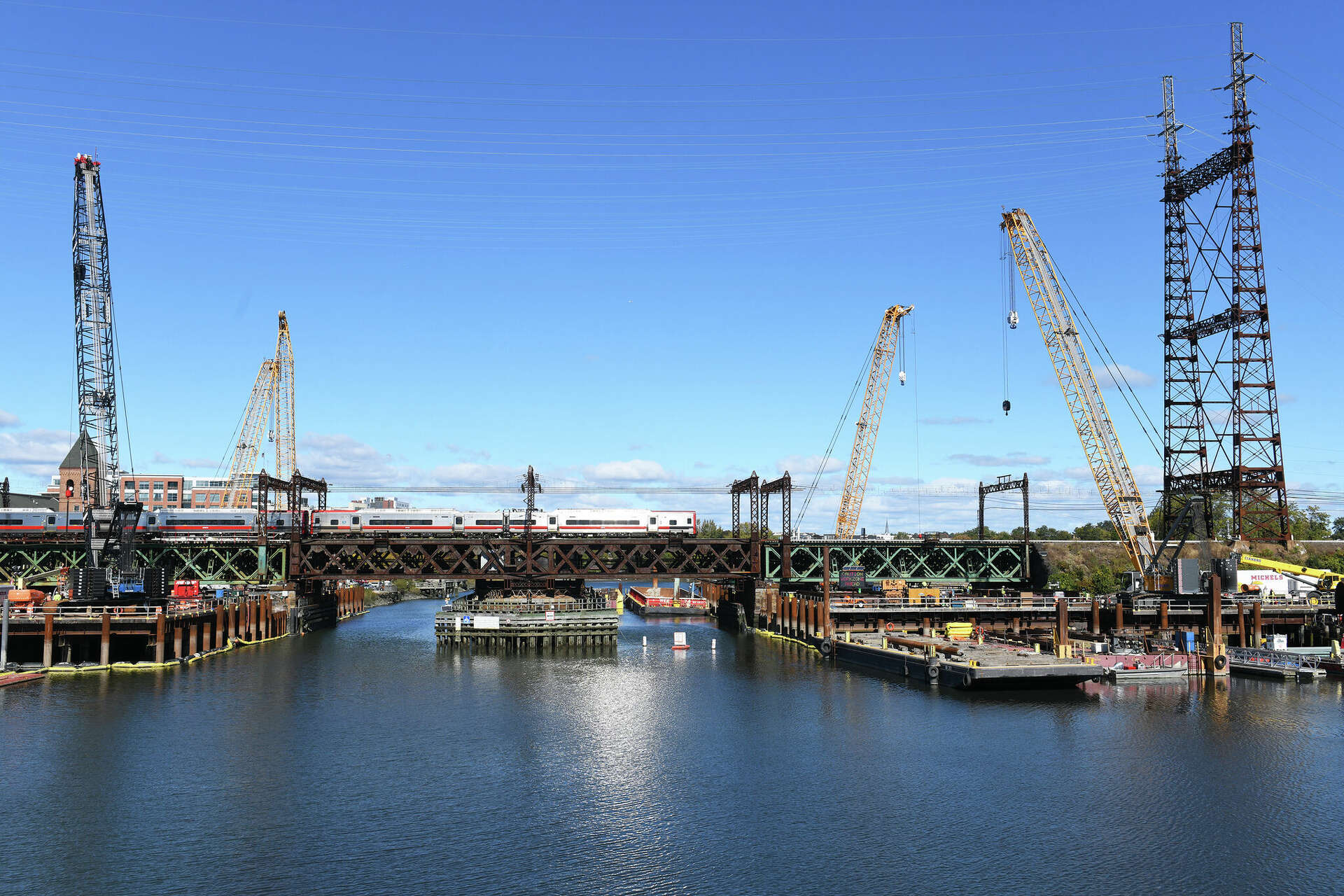 Norwalk construction site grows for Walk Bridge replacement project