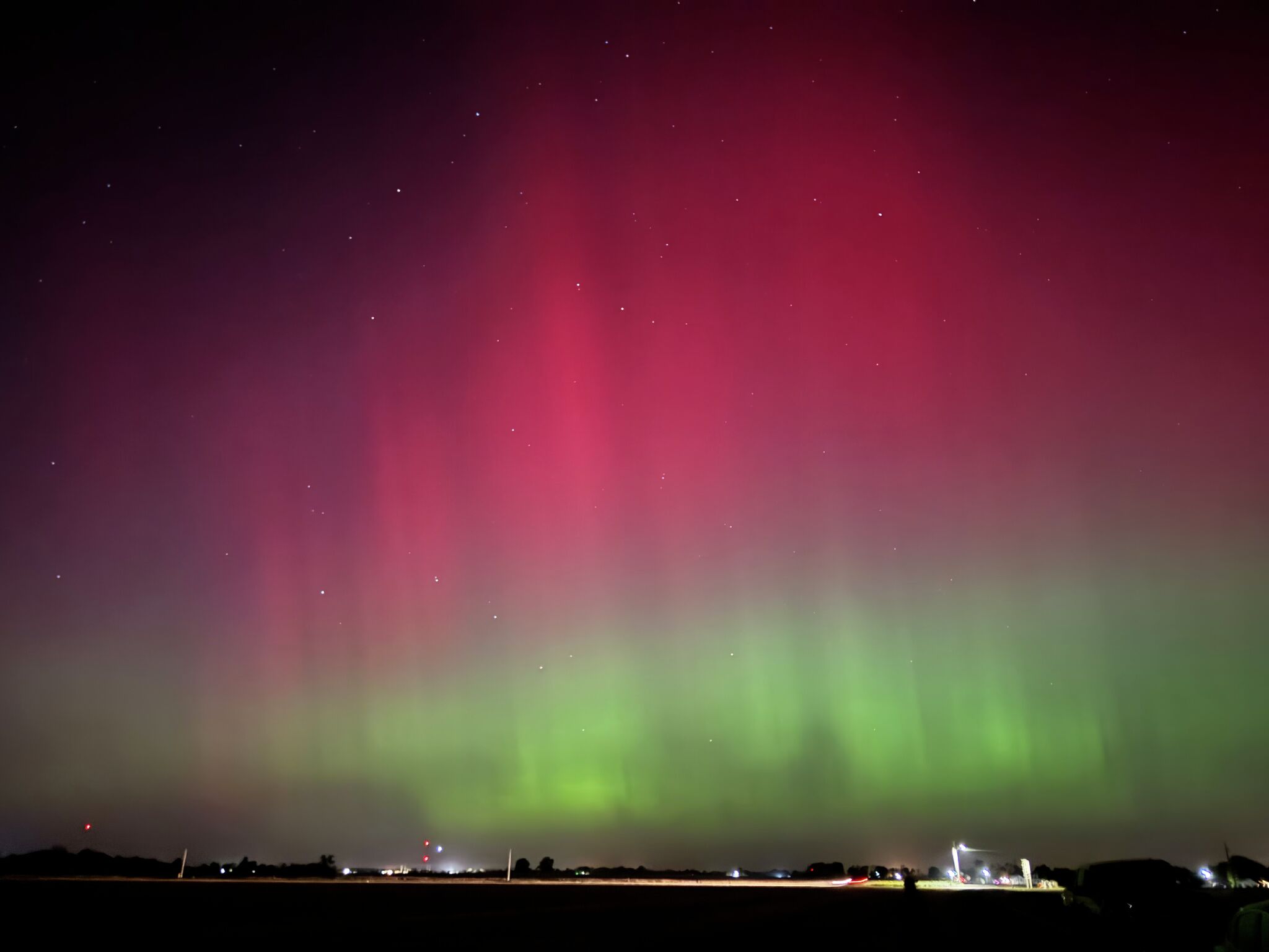 Northern lights visible in Madison County IL on October 10