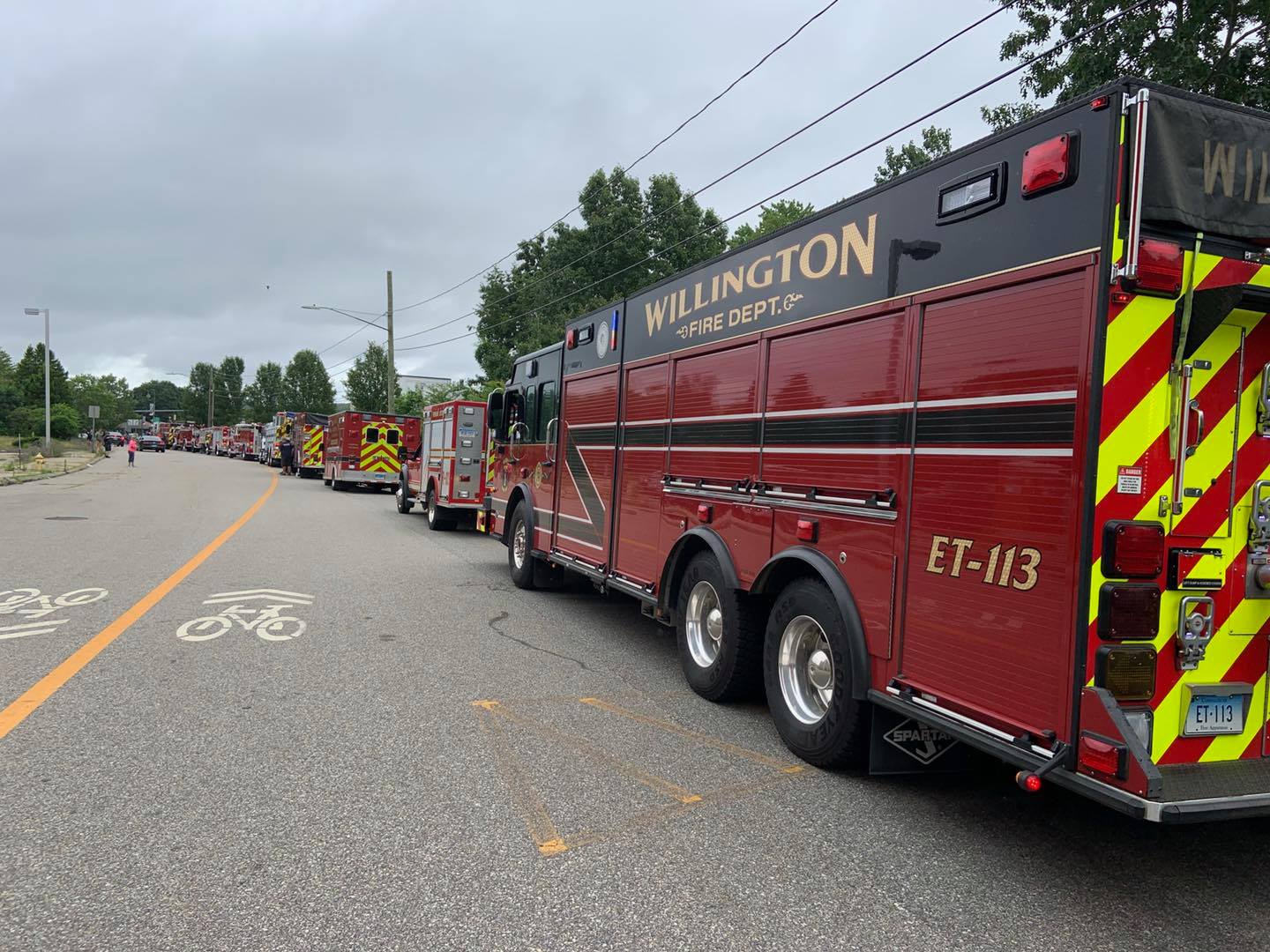 Man hospitalized after escaping Willington house fire, chief says