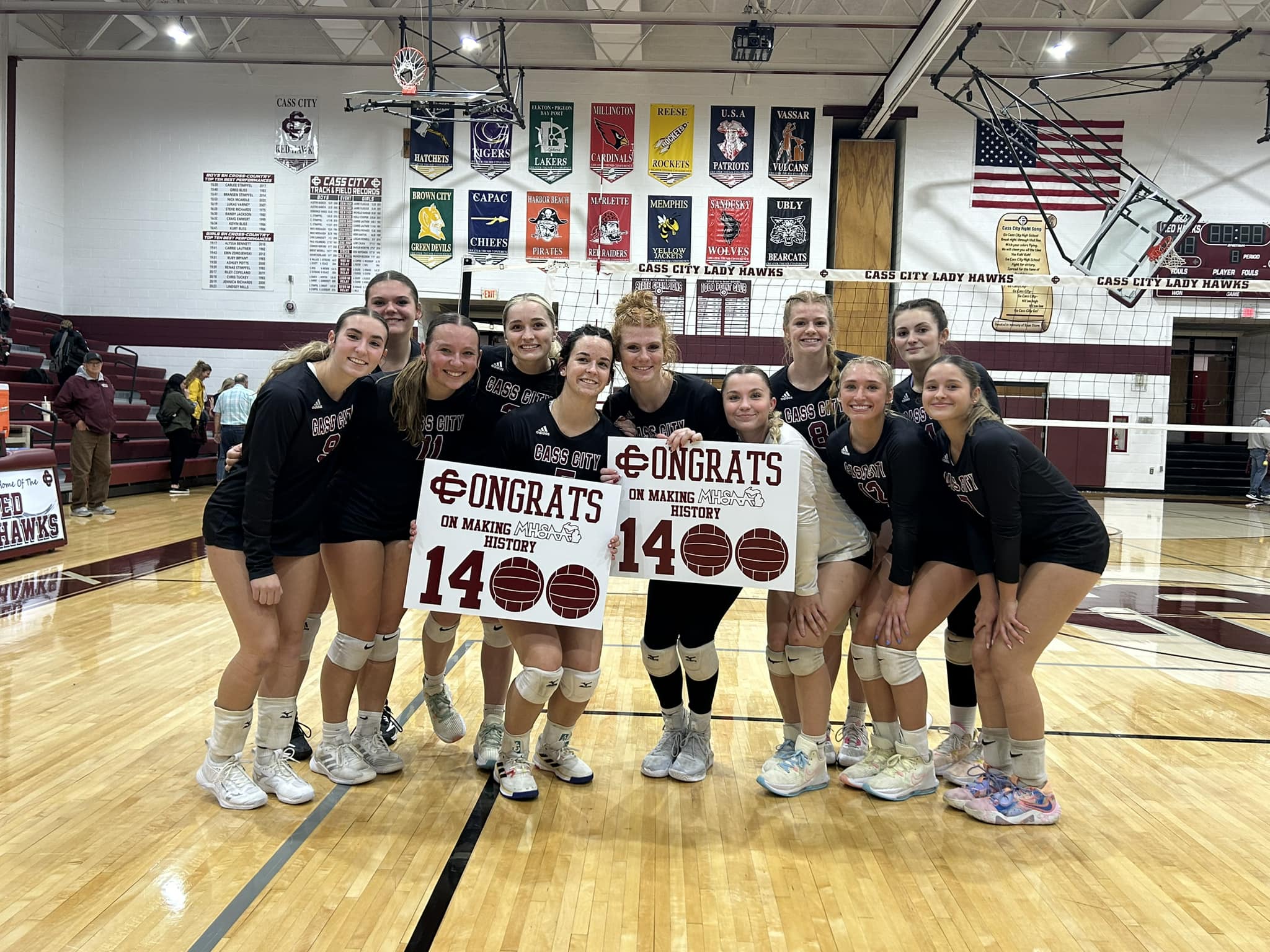 Cass City's Ignash, Gray record 1,400th kills during season