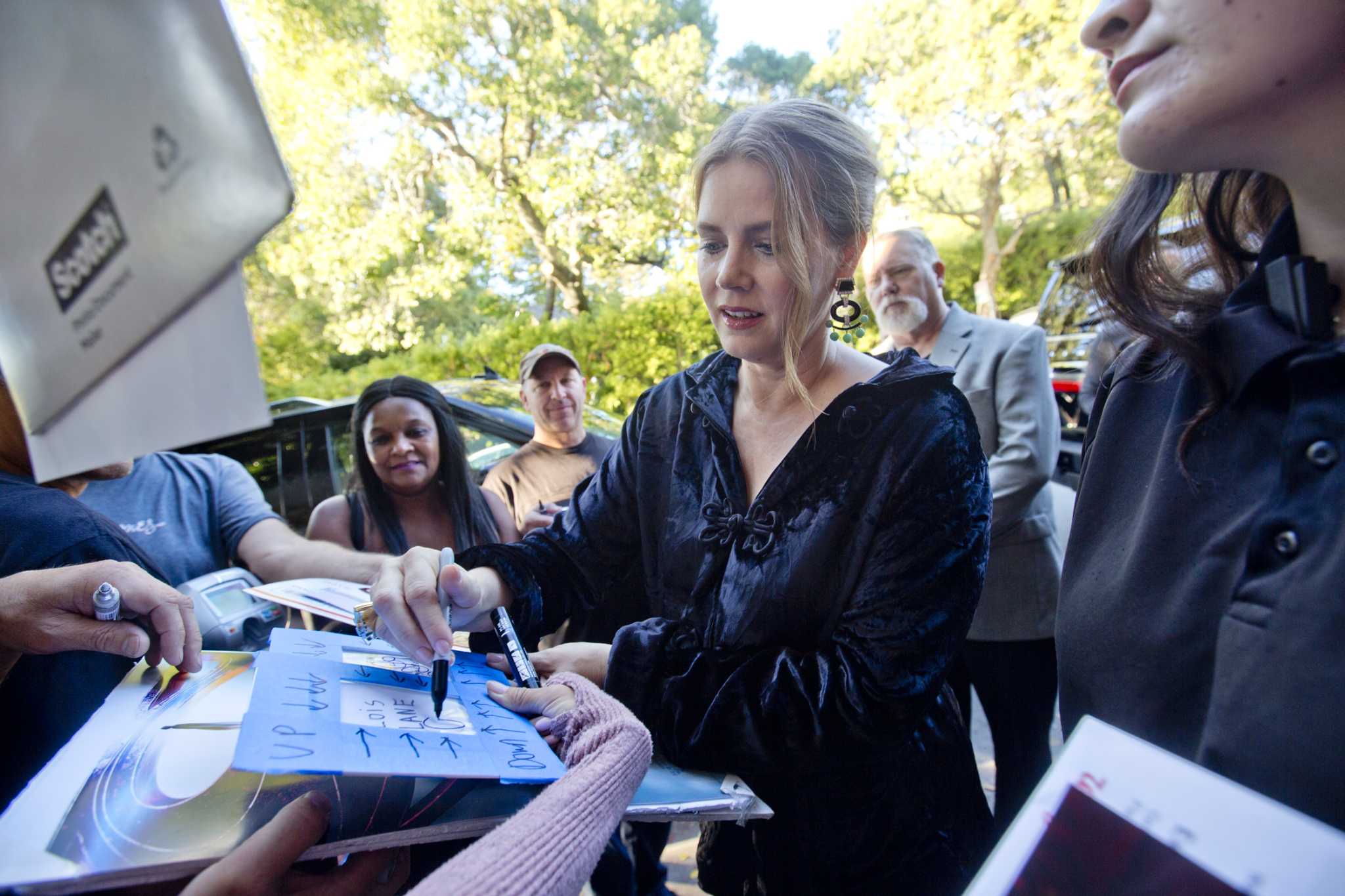 S.F. fog, Blue Angels delay Amy Adams, but actress makes it to MVFF 47