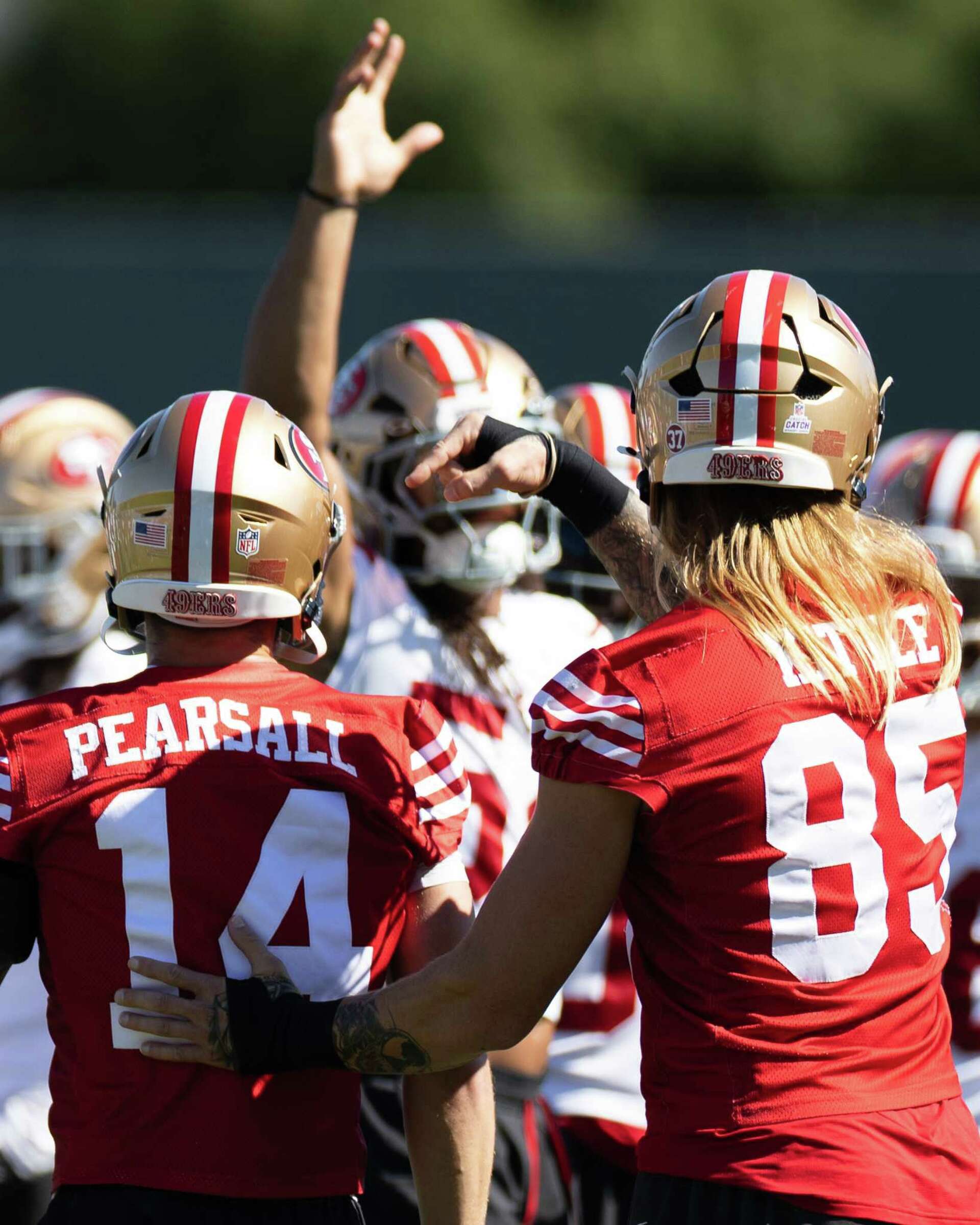 49ers’ Ricky Pearsall inspires team in first practice since shooting