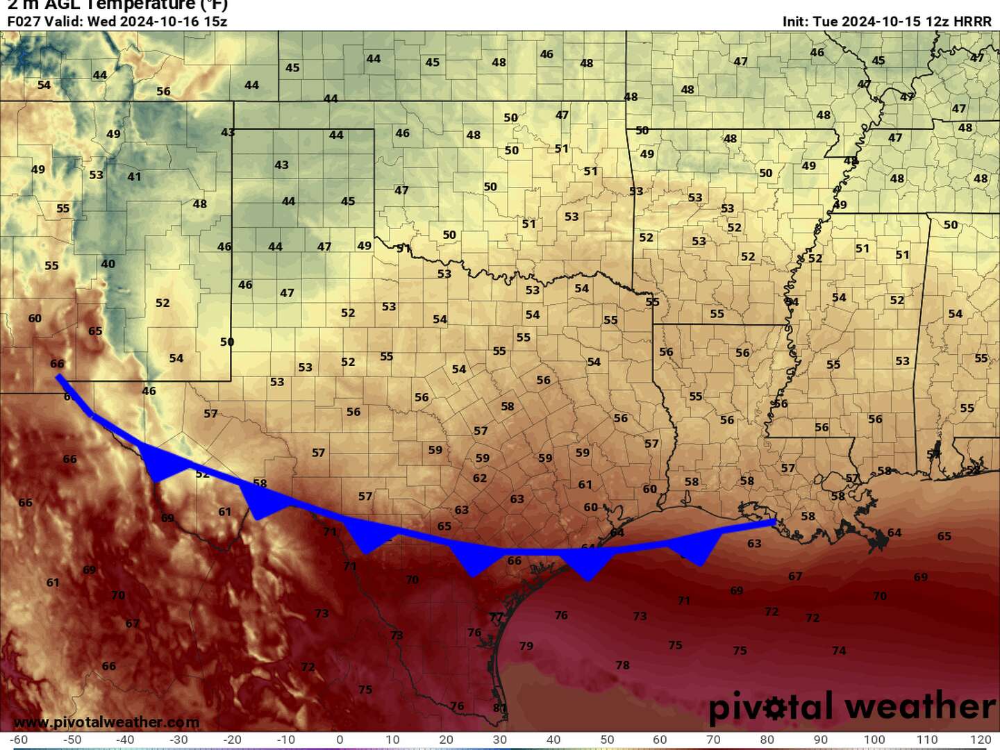 Strong cold front to hit South Texas Wednesday. Here’s how cold.