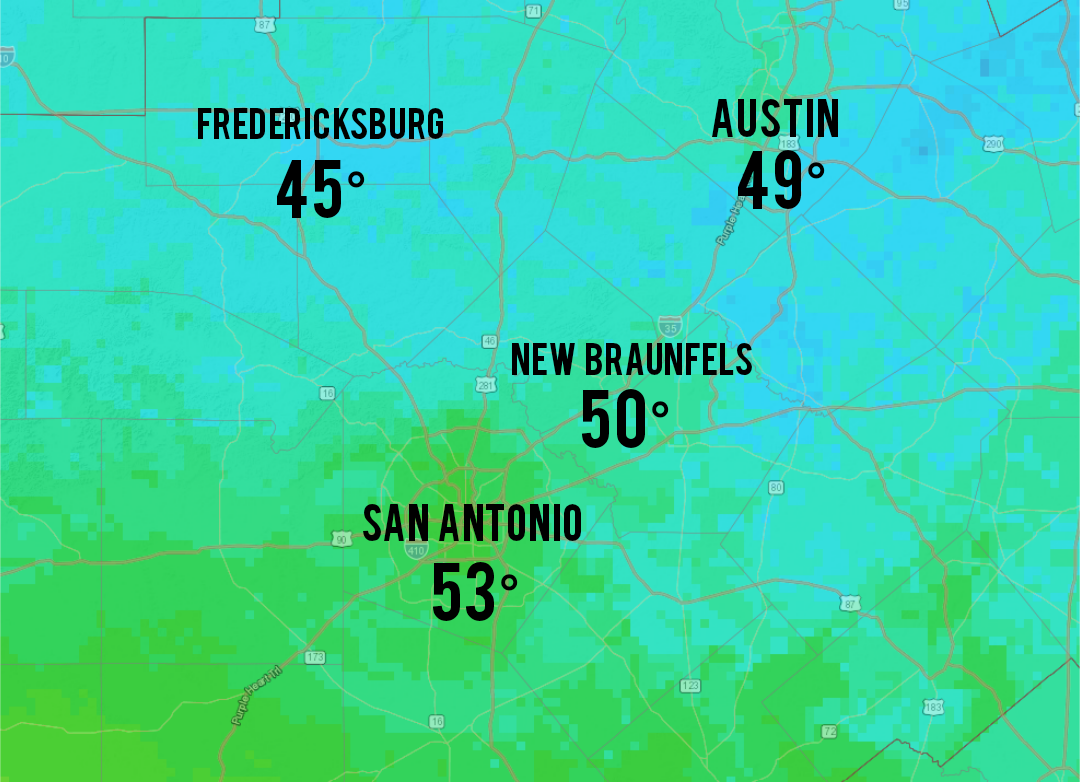 Strong cold front to hit South Texas Wednesday. Here’s how cold.