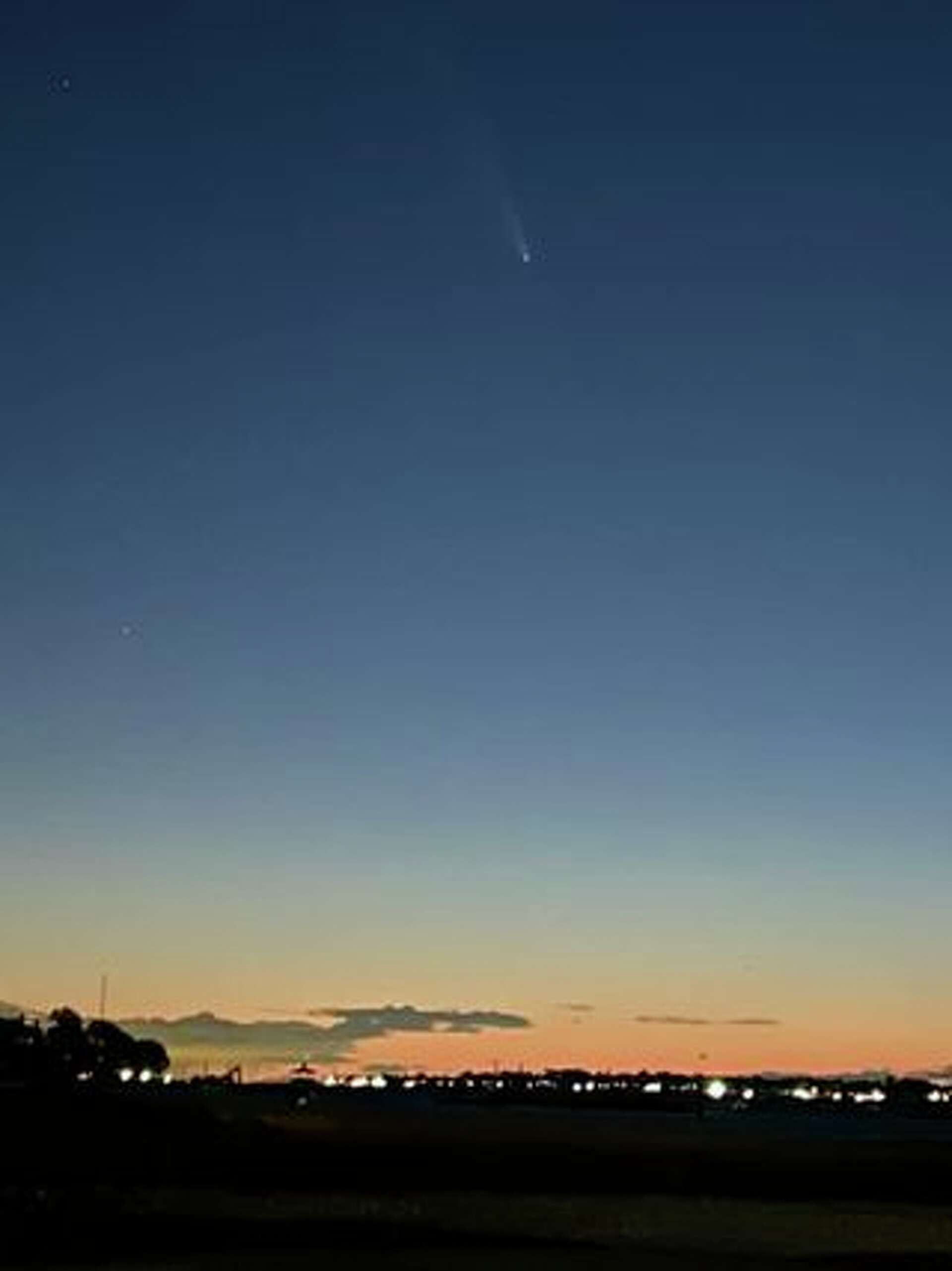 Photos: Comet visible in Connecticut skies Tuesday night