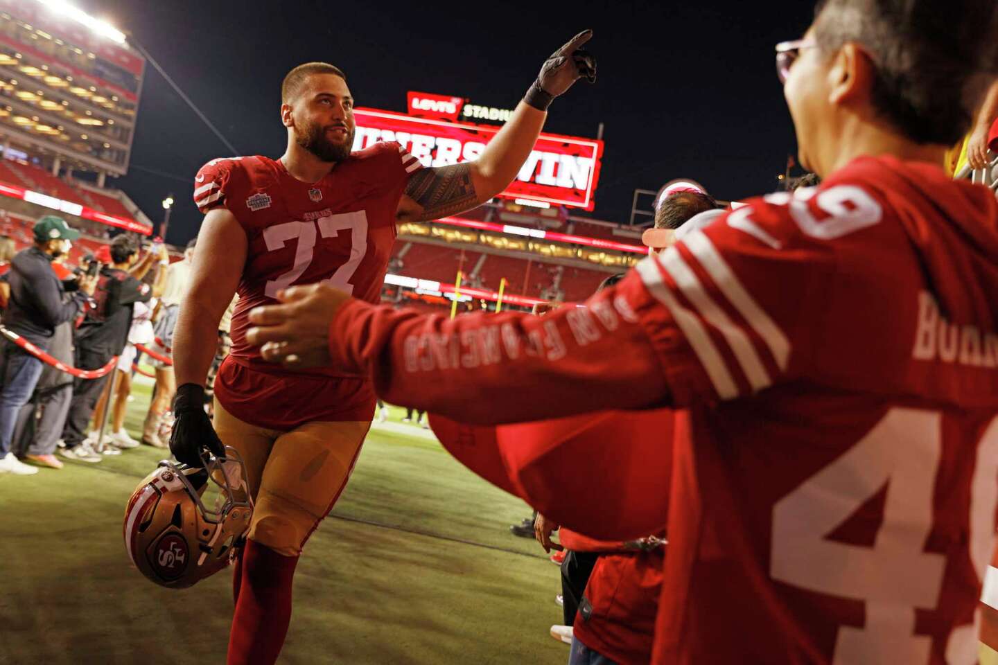 49ers rookie Dominick Puni readies for Chiefs game-wrecker Chris Jones