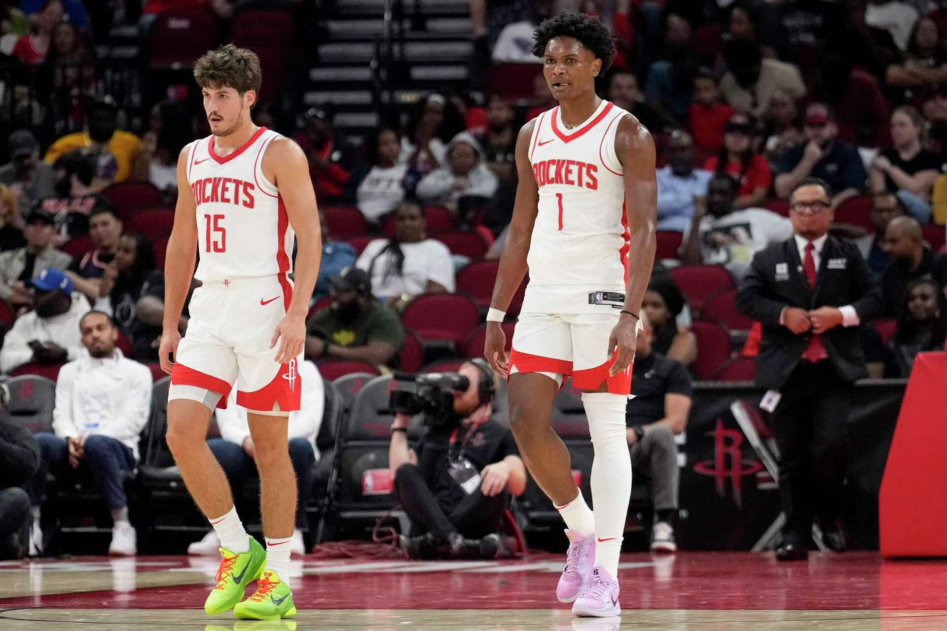 Houston Rockets: Amen Thompson, Reed Sheppard enjoy playful rivalry