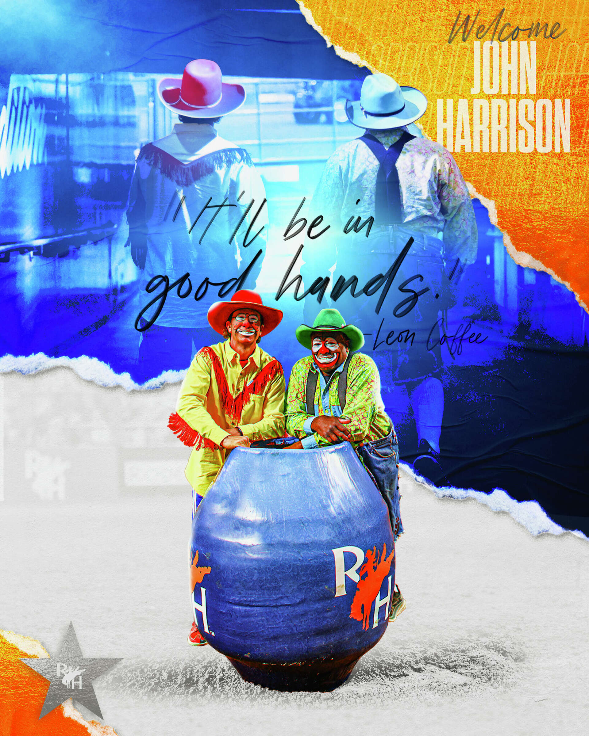 Houston Rodeo reveals a new clown for 2025 'handpicked' by Leon Coffee