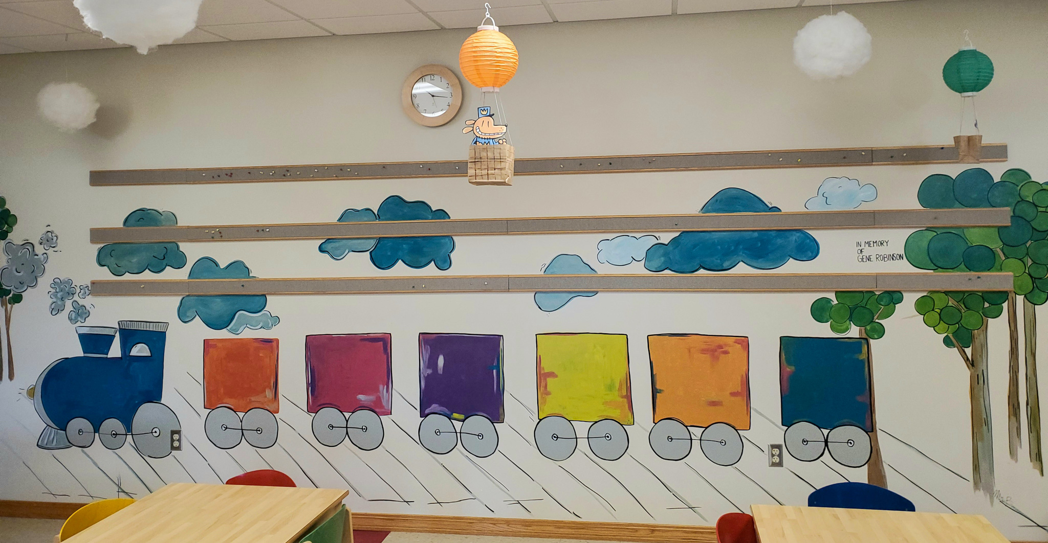 Children's mural at Coleman Library honors late mayor, Gene Robinson