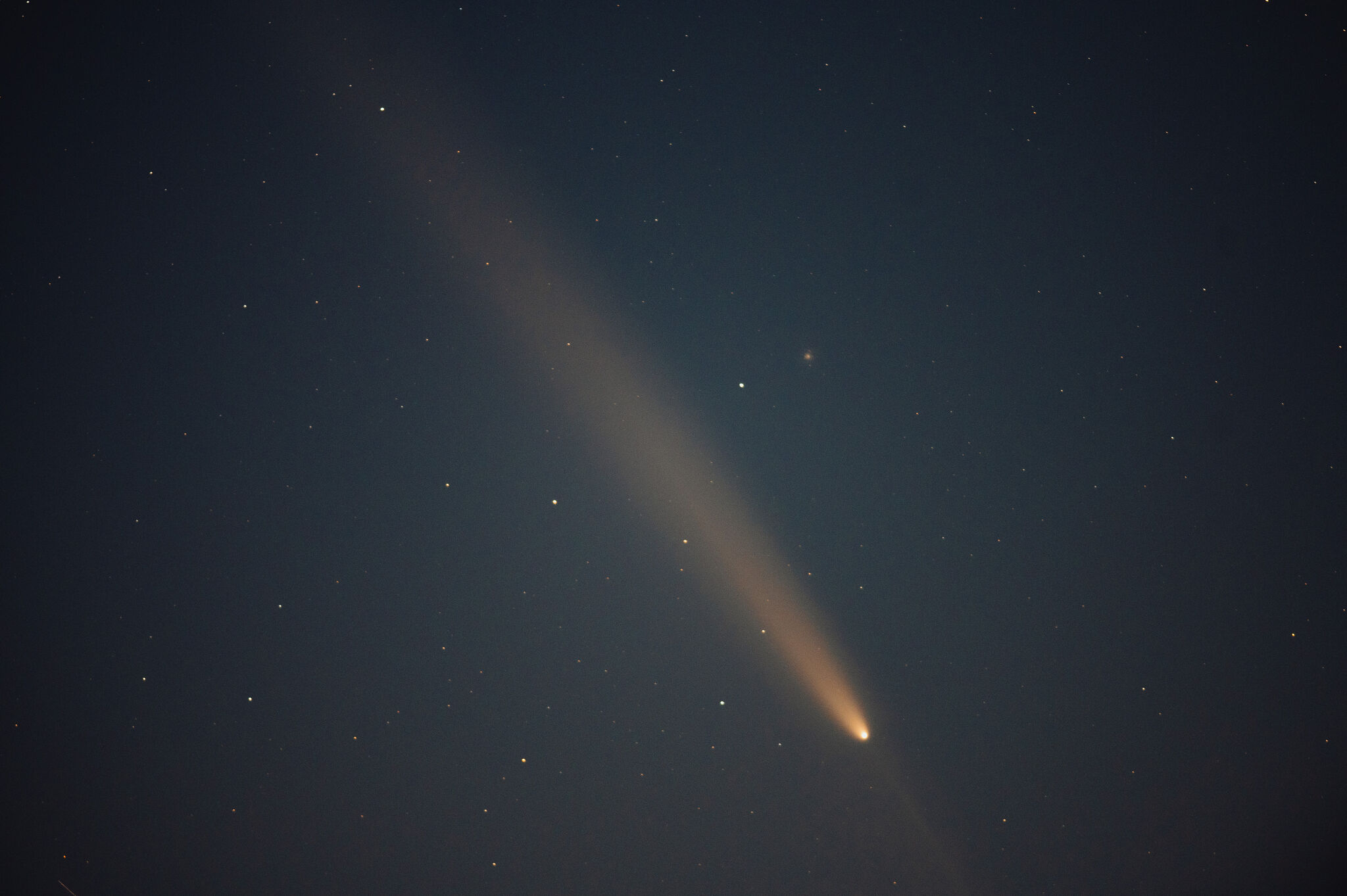 Comet seen once every 80,000 years sprouts rare anti-tail
