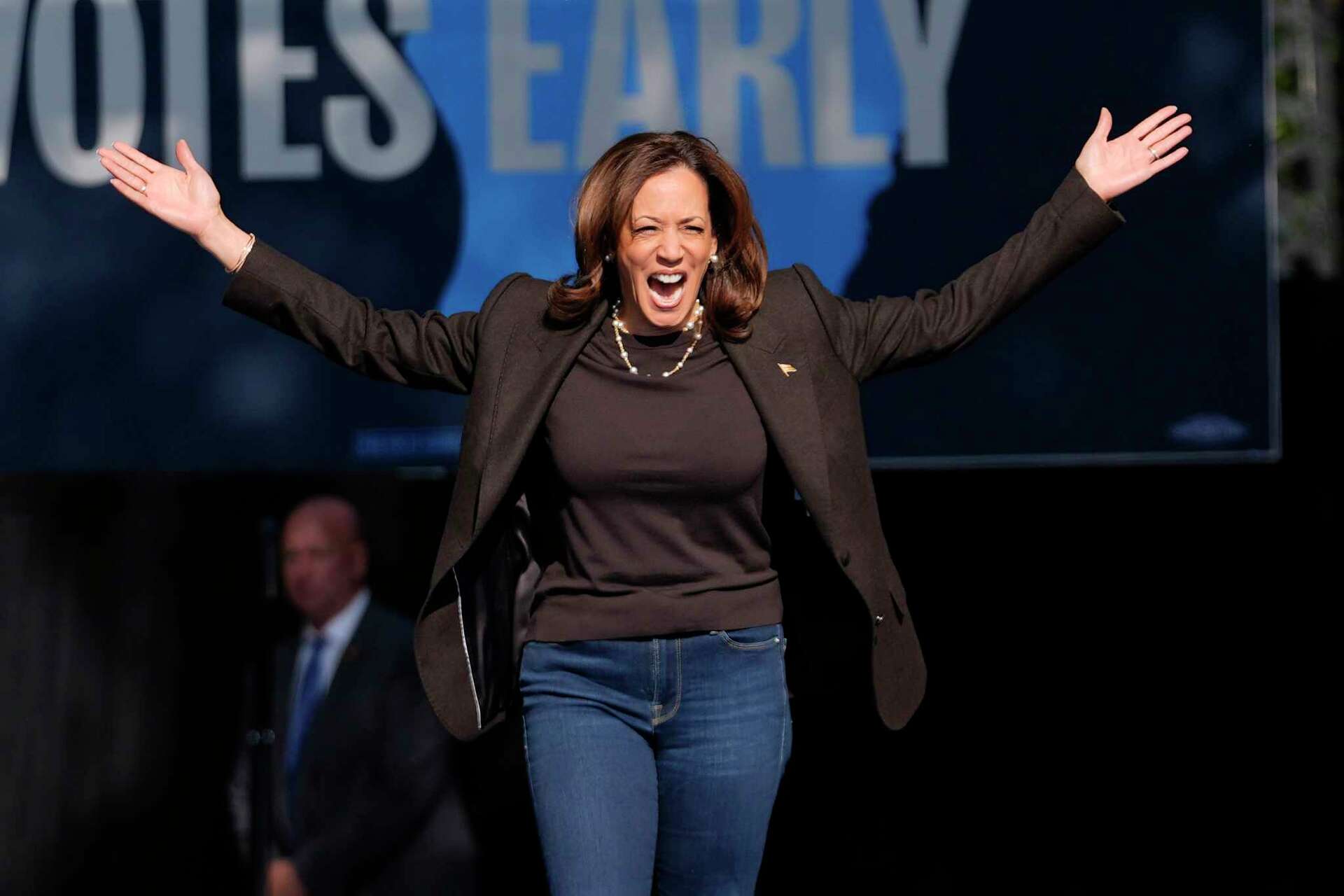 Kamala Harris has gone from a joyful warrior to a somber one