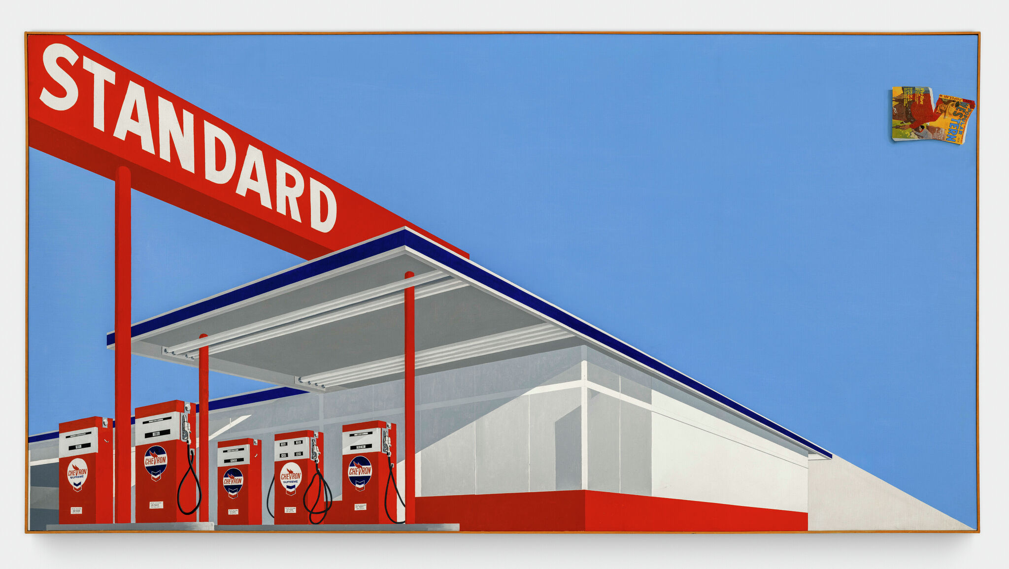 Iconic Ed Ruscha painting of Texas gas station to be auctioned