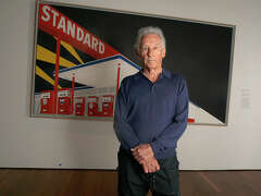 Iconic Ed Ruscha painting of Texas gas station to be auctioned
