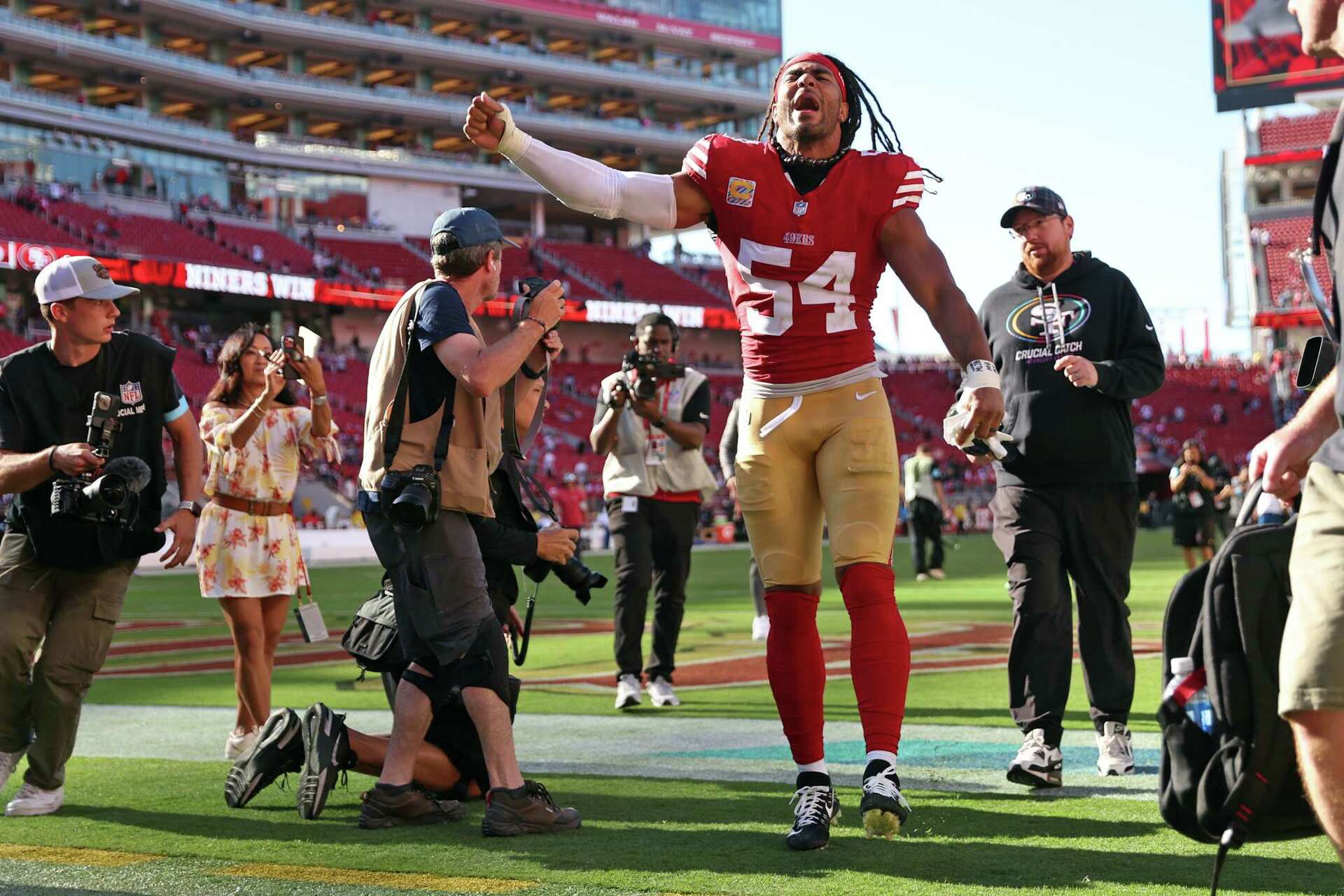 49ers LB Fred Warner became a dad and took his play to new heights