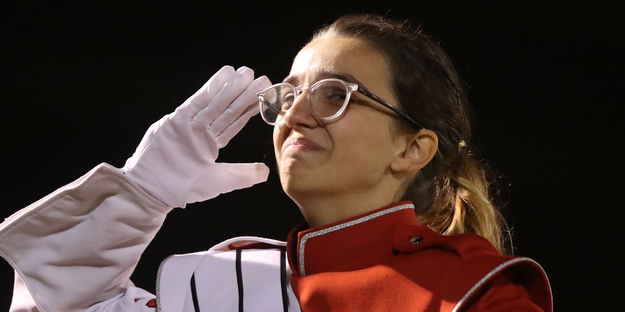 Photo: An emotional salute