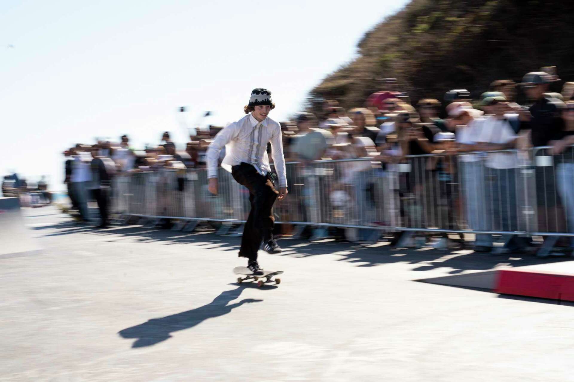 Skateboarders soar on SF’s Twin Peaks in fast, frenzied competition