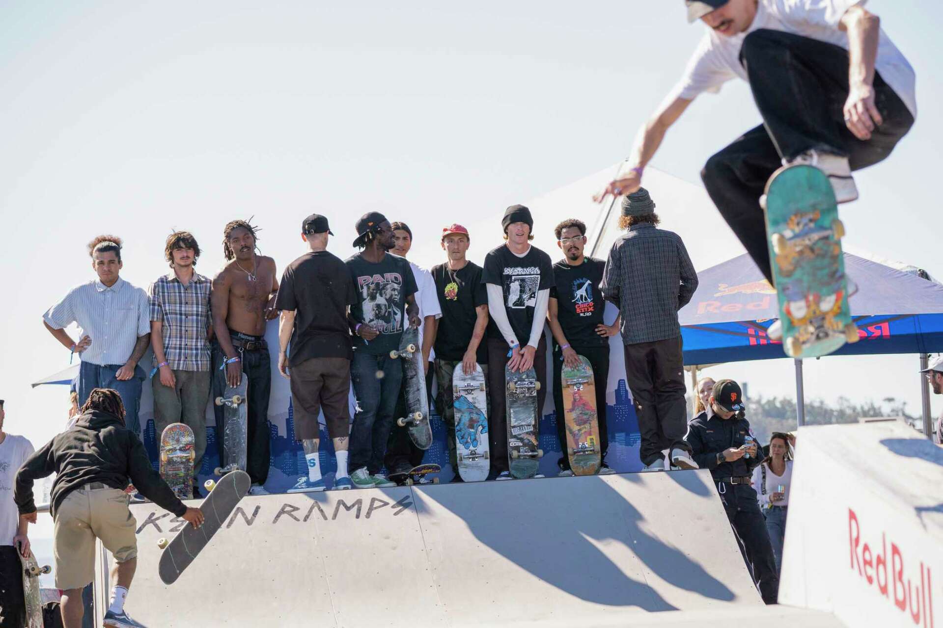 Skateboarders soar on SF’s Twin Peaks in fast, frenzied competition