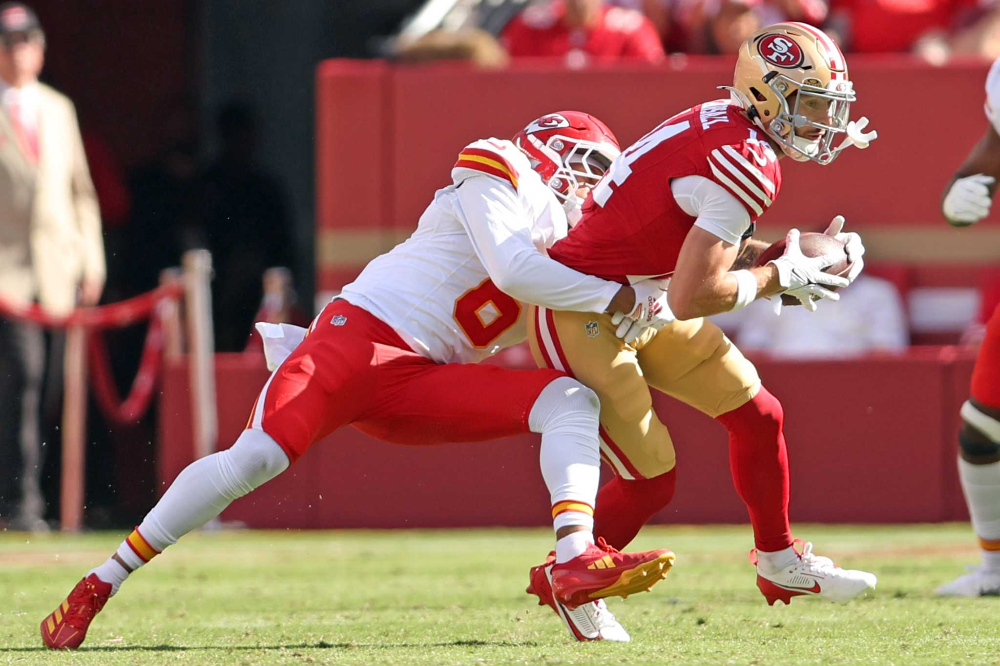 49ers’ Ricky Pearsall discusses S.F. shooting after making NFL debut