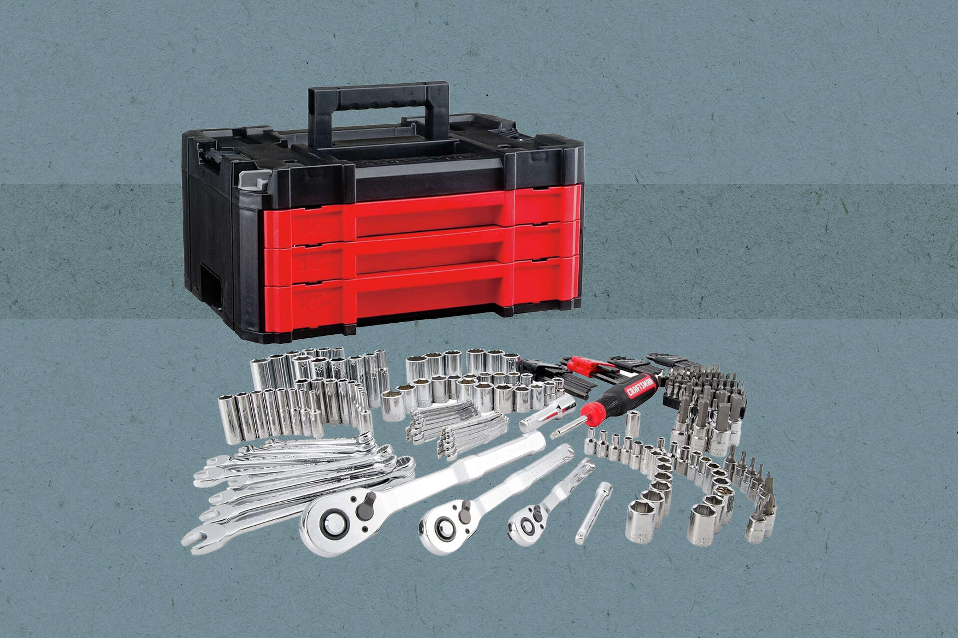 Craftsman s 230 piece mechanics toolkit is back to just 99