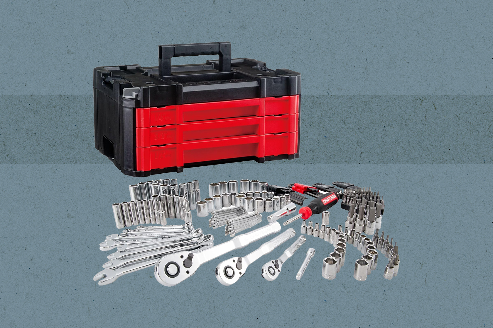 Craftsman s 230 piece mechanics toolkit is back to just 99