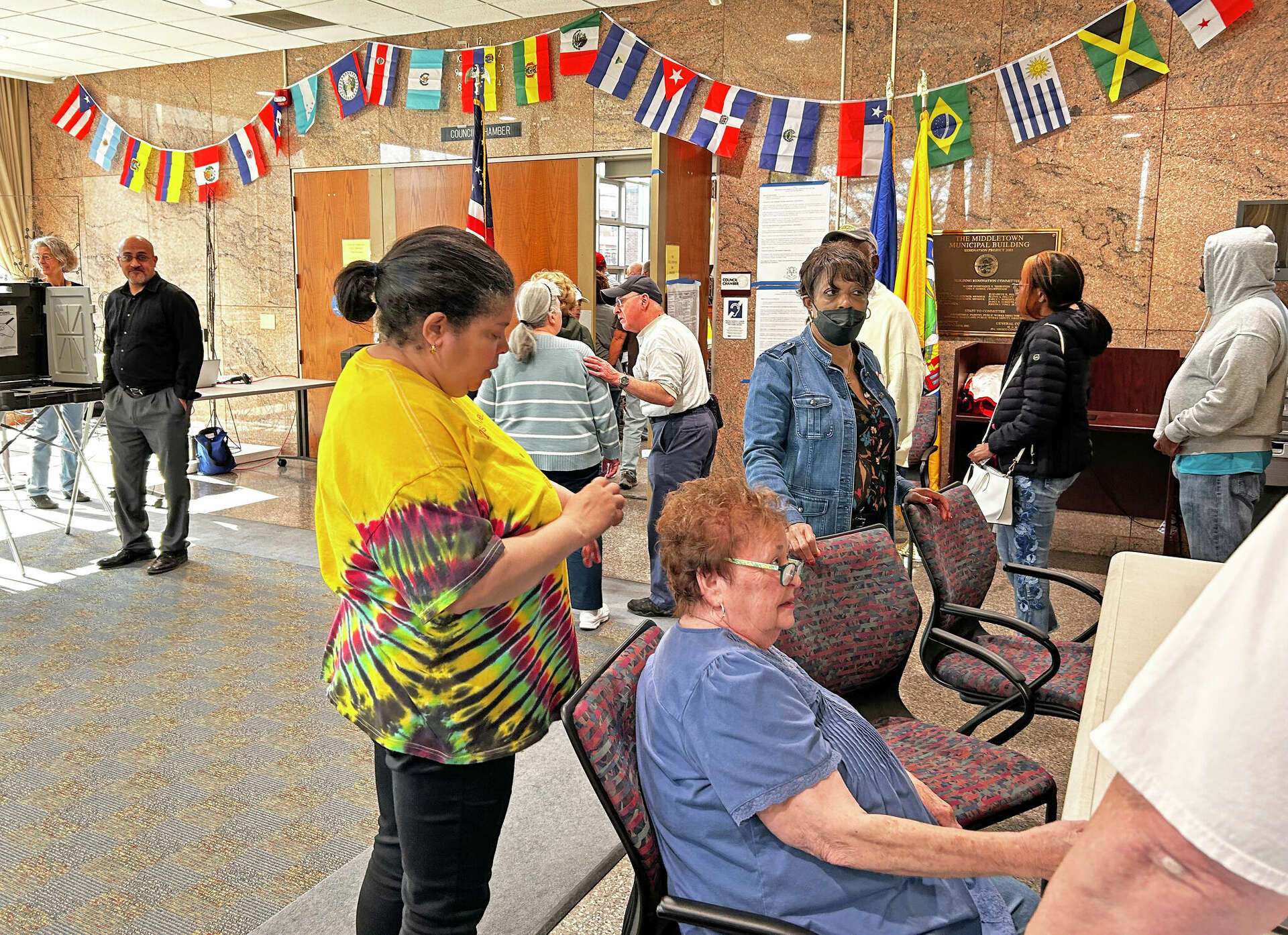 Middletown's first day of early voting for 2024 election draws a crowd