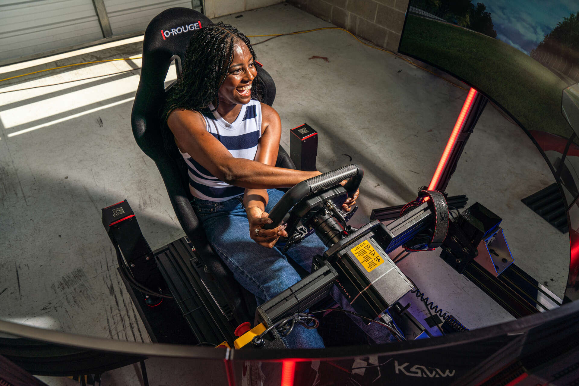 Velocity Simulation Racing Lounge opening in Houston's Sawyer Yards