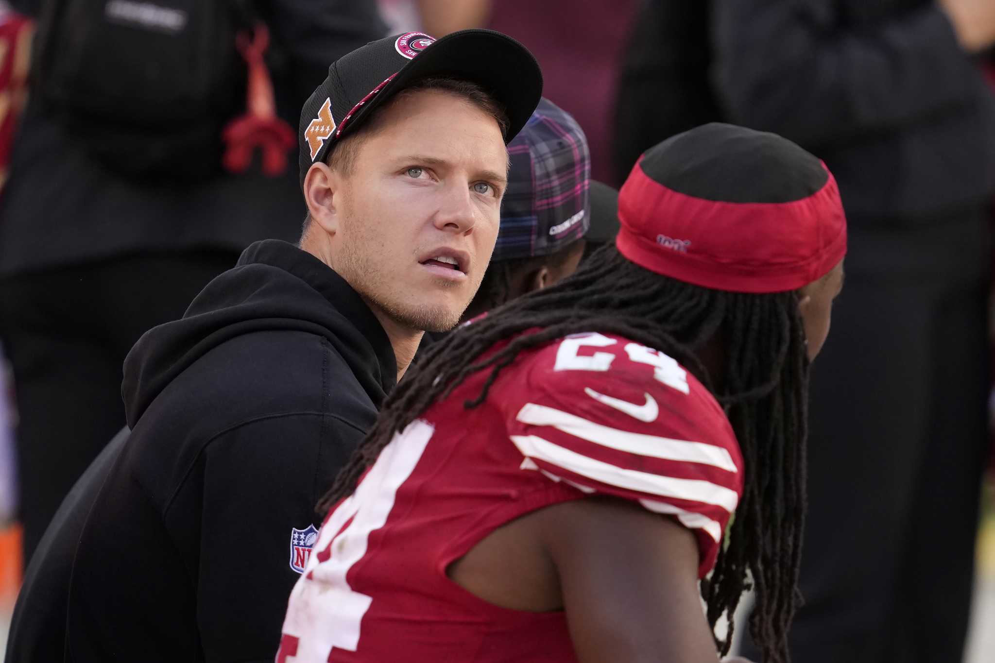 49ers’ Kyle Shanahan says Christian McCaffrey could return after bye