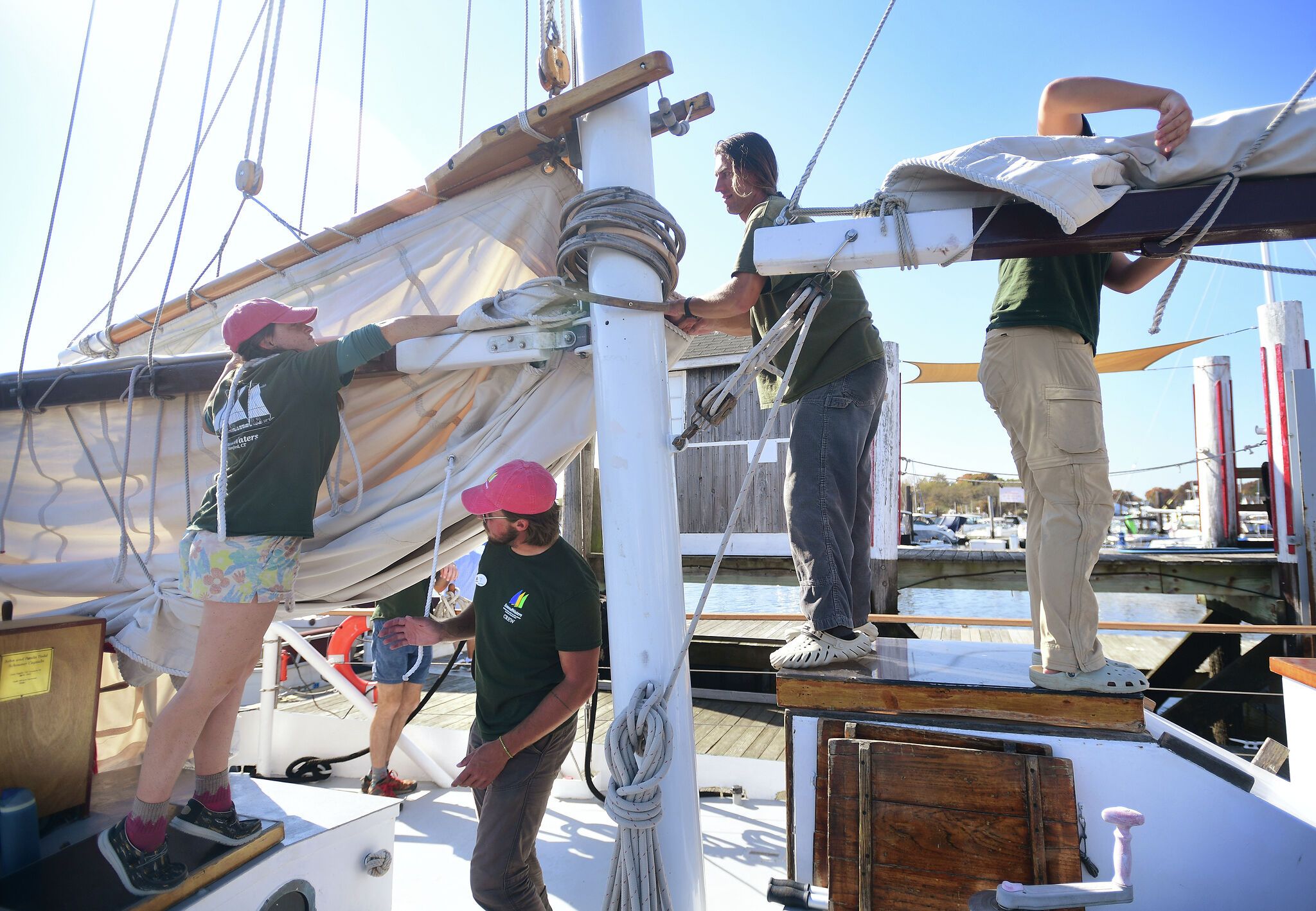 Stamford-based SoundWaters' floating classroom travels to Bridgeport