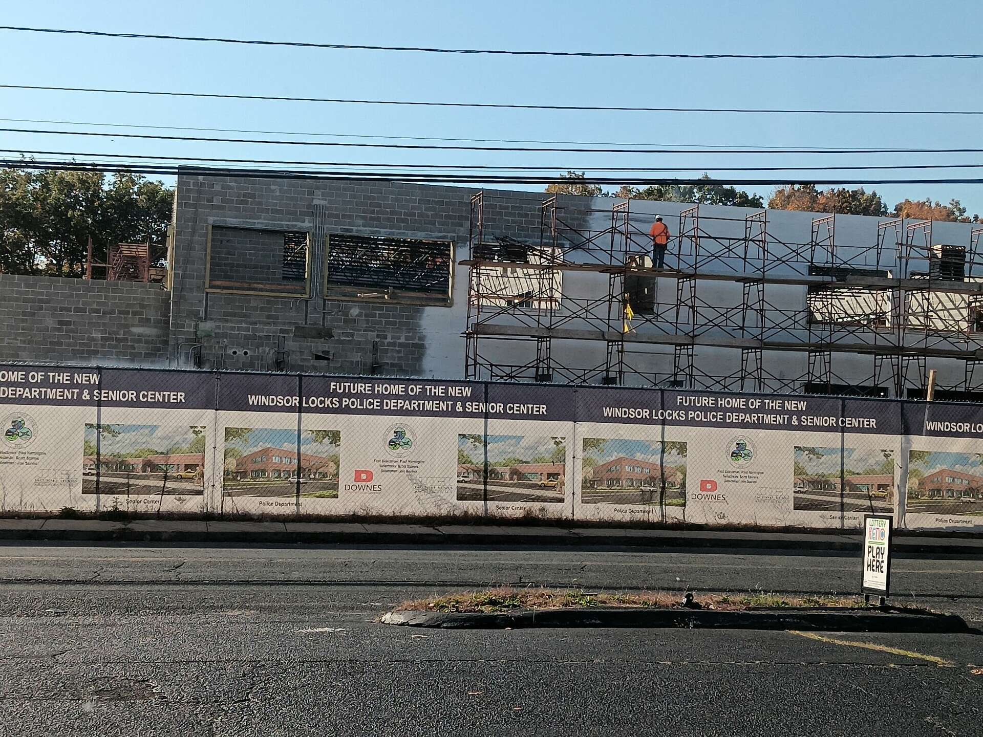 New Windsor Locks senior center and police station under construction