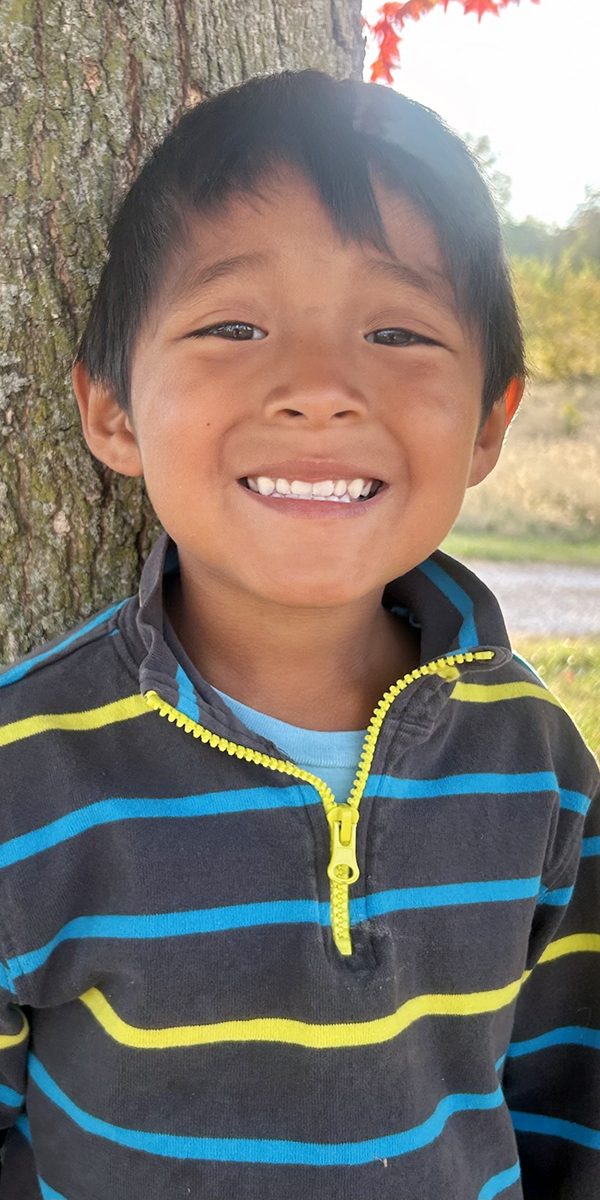 John Hadden is celebrating his fifth birthday