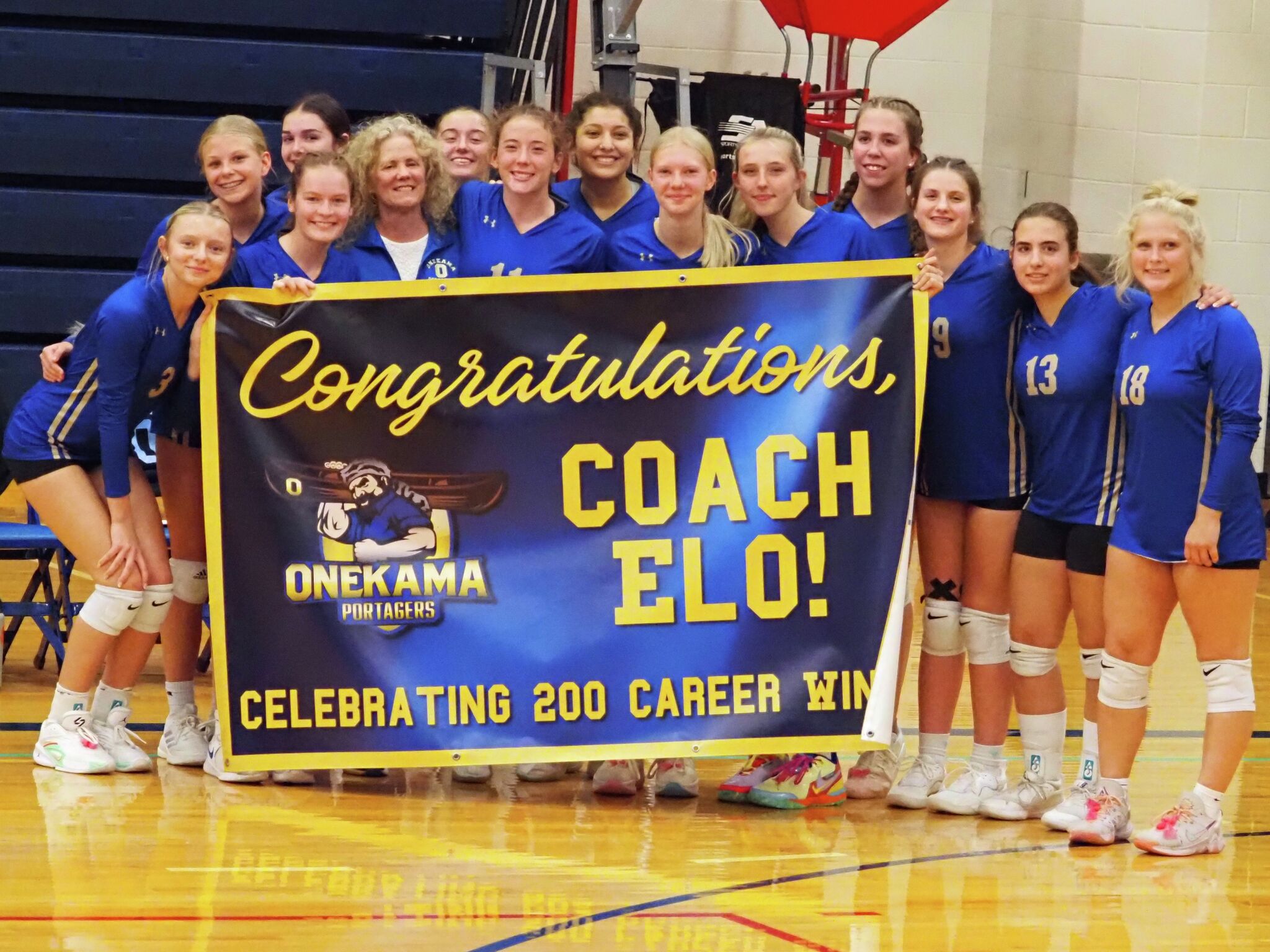 Onekama volleyball coach clinches 240 career wins