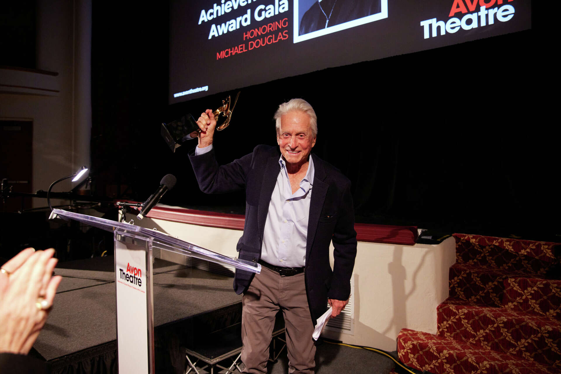Actor Michael Douglas receives Lifetime Achievement Award in CT
