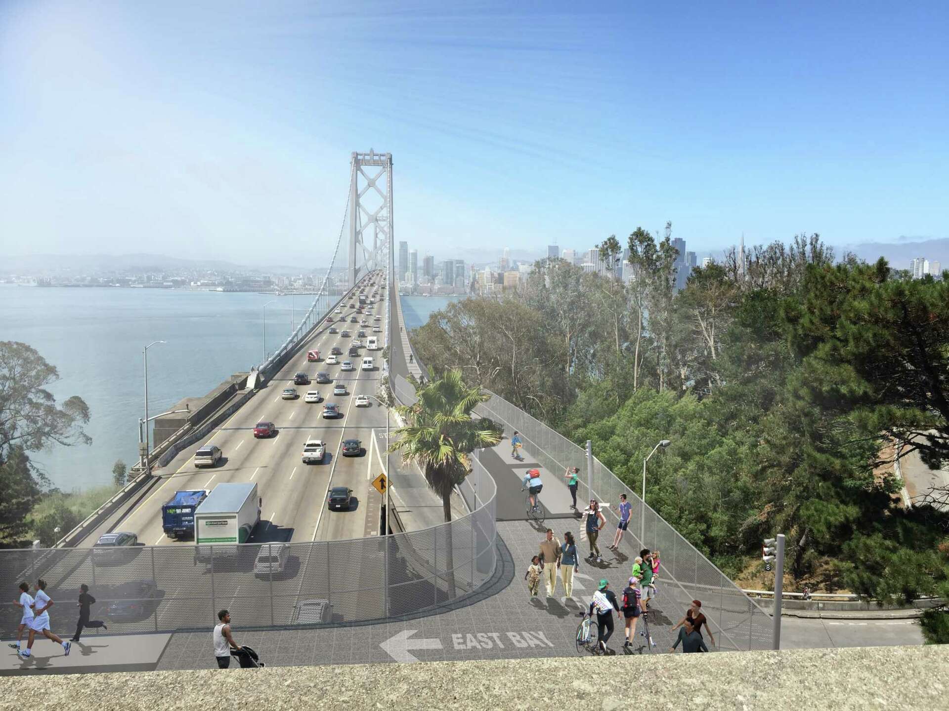 Bay Skyway: New cycling path across entire Bay Bridge pushed back