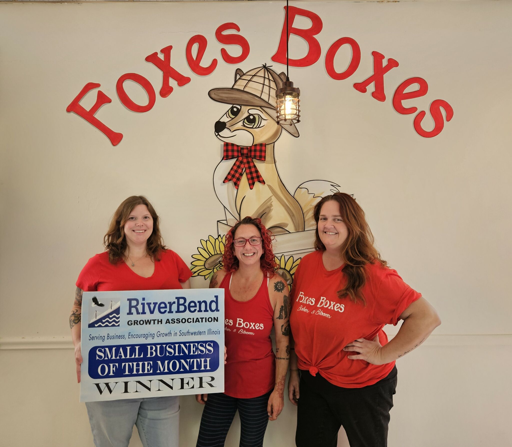 Foxes Boxes selected RBGA Small Business of the Month